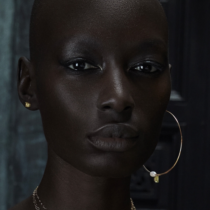 Puce Ginette NY Solo Cocktail en or rose et quartz lemon | Lepage