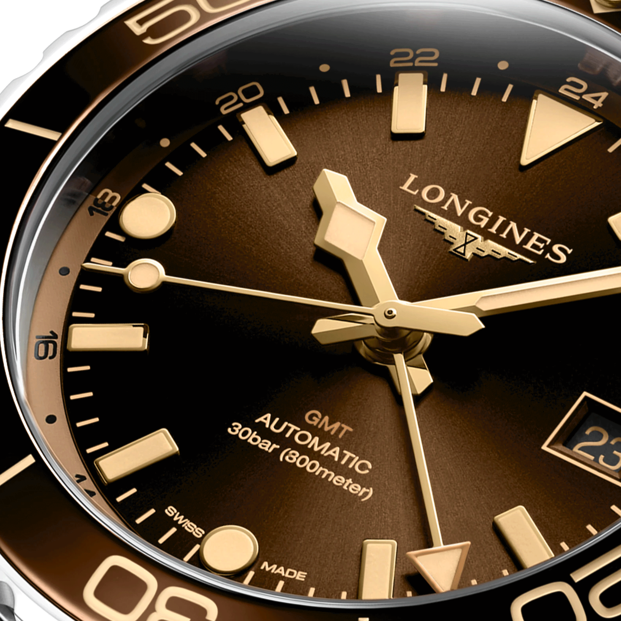 Longines Hydroconquest GMT Auto 41 mm Watch L3.790.4.66.6 - Lepage