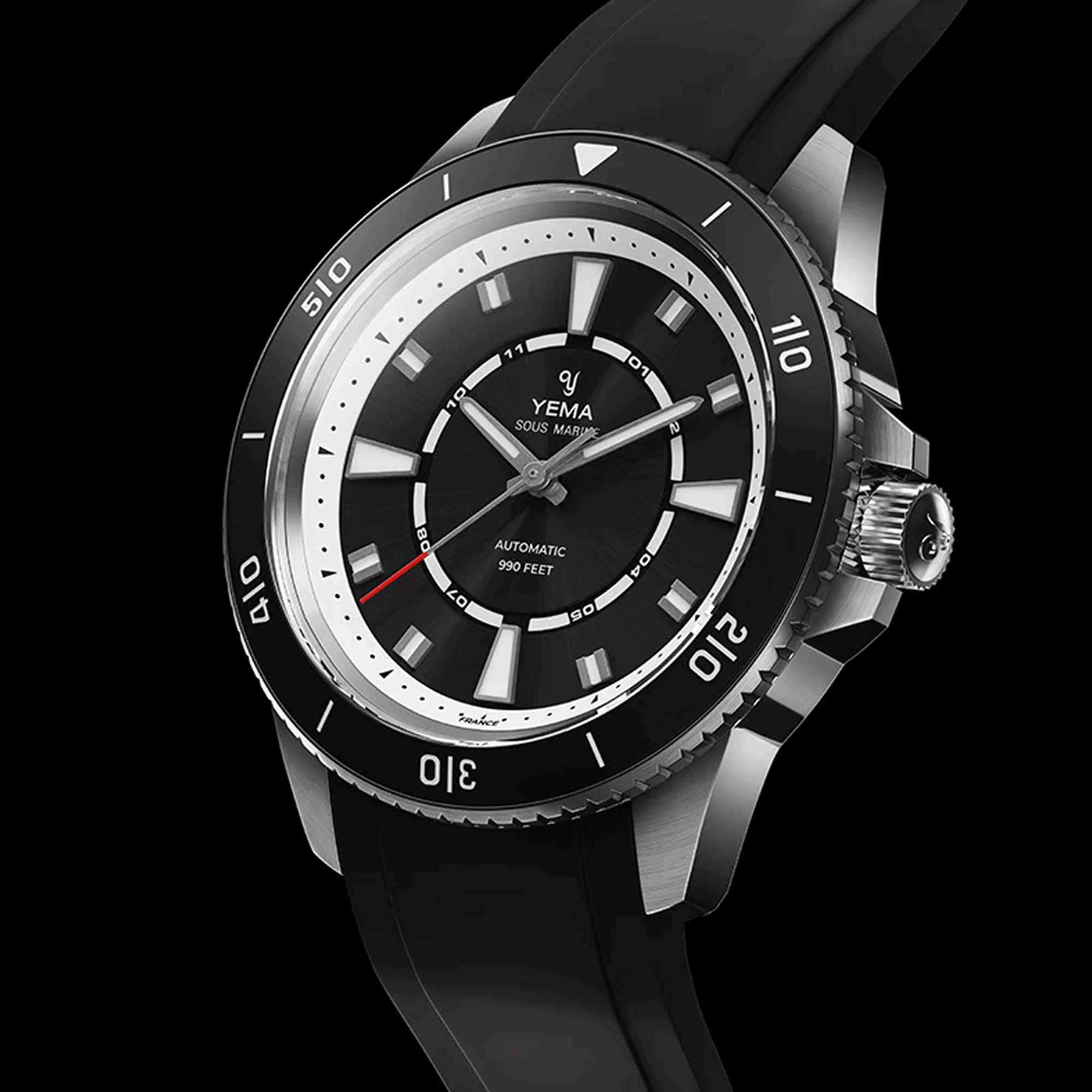 Yema Sous-Marine automatic 40,5 mm Watch YSMA23A-AARBS - Lepage