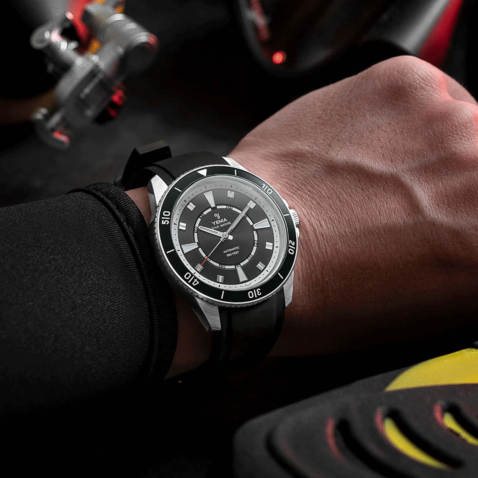 Yema Sous-Marine automatic 40,5 mm Watch YSMA23A-AARBS - Lepage