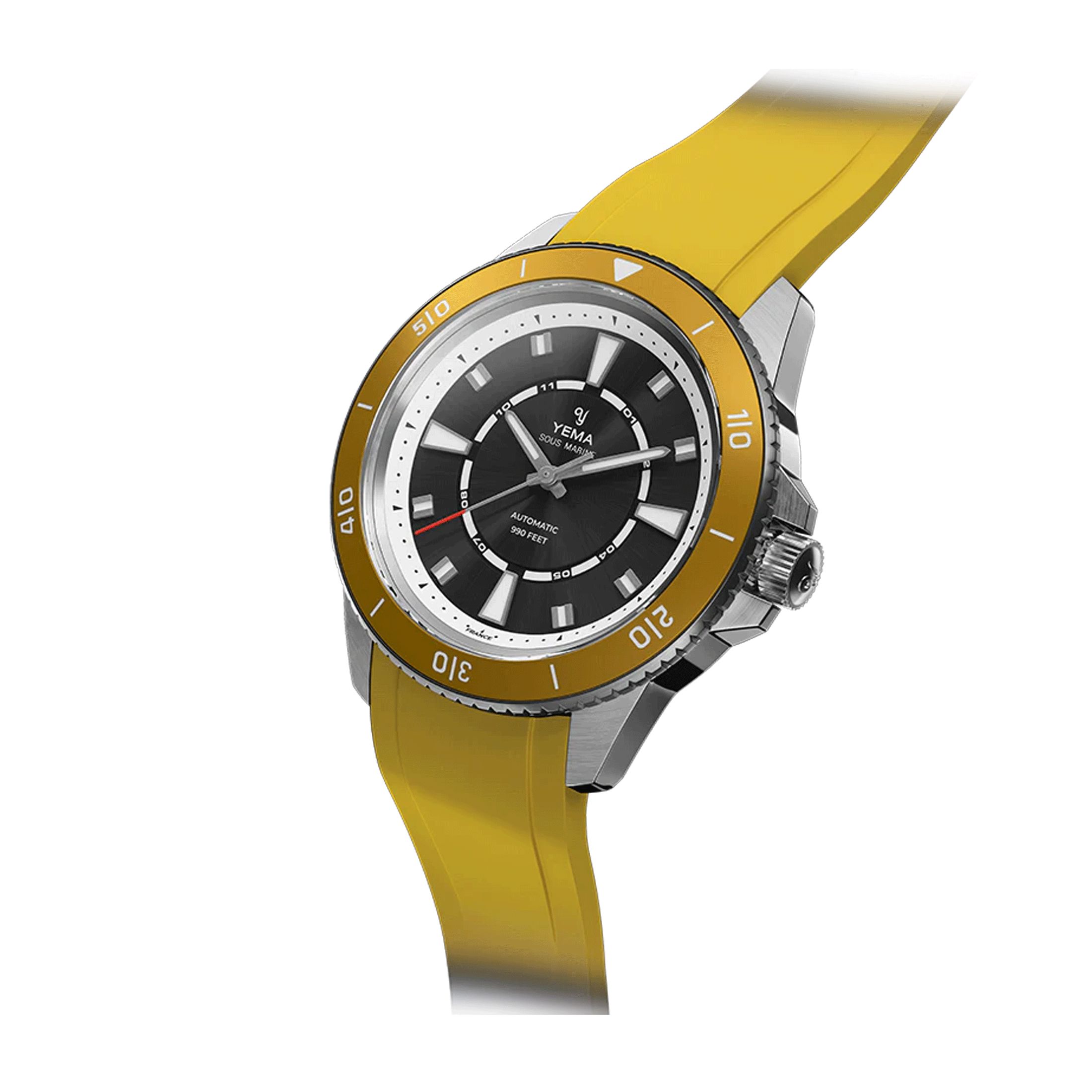 Yema Sous-Marine automatic 40,5 mm Watch YSMA23Y-AYRBS - Lepage