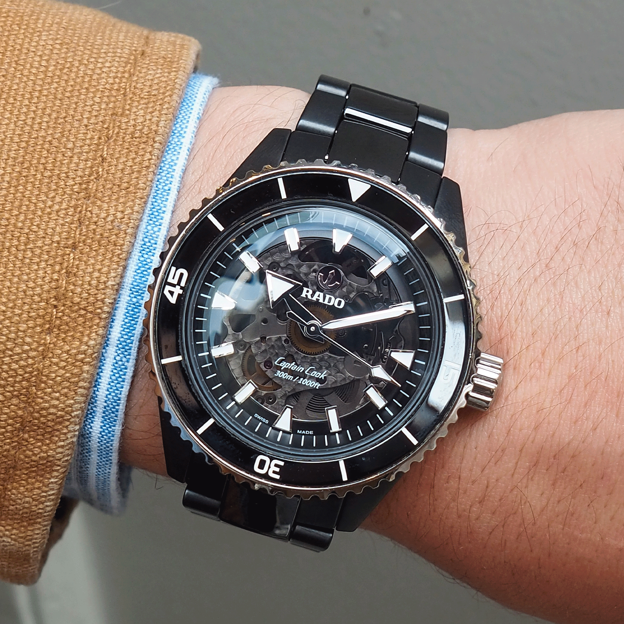 Pre-Owned Rado Captain Cook High-Tech Ceramic R32127152 - Lepage