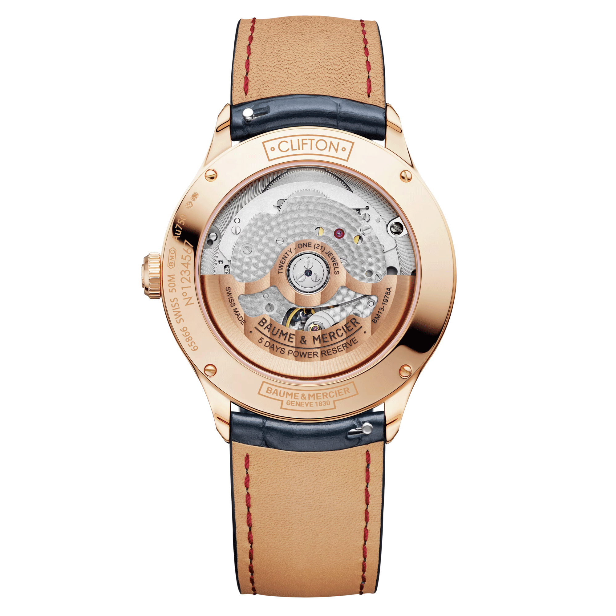 Montre Baume et Mercier Clifon COSC automatique 39 mm 10584 - Lepage