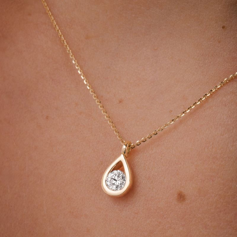 Collier Clyde en or jaune et diamant | LEPAGE