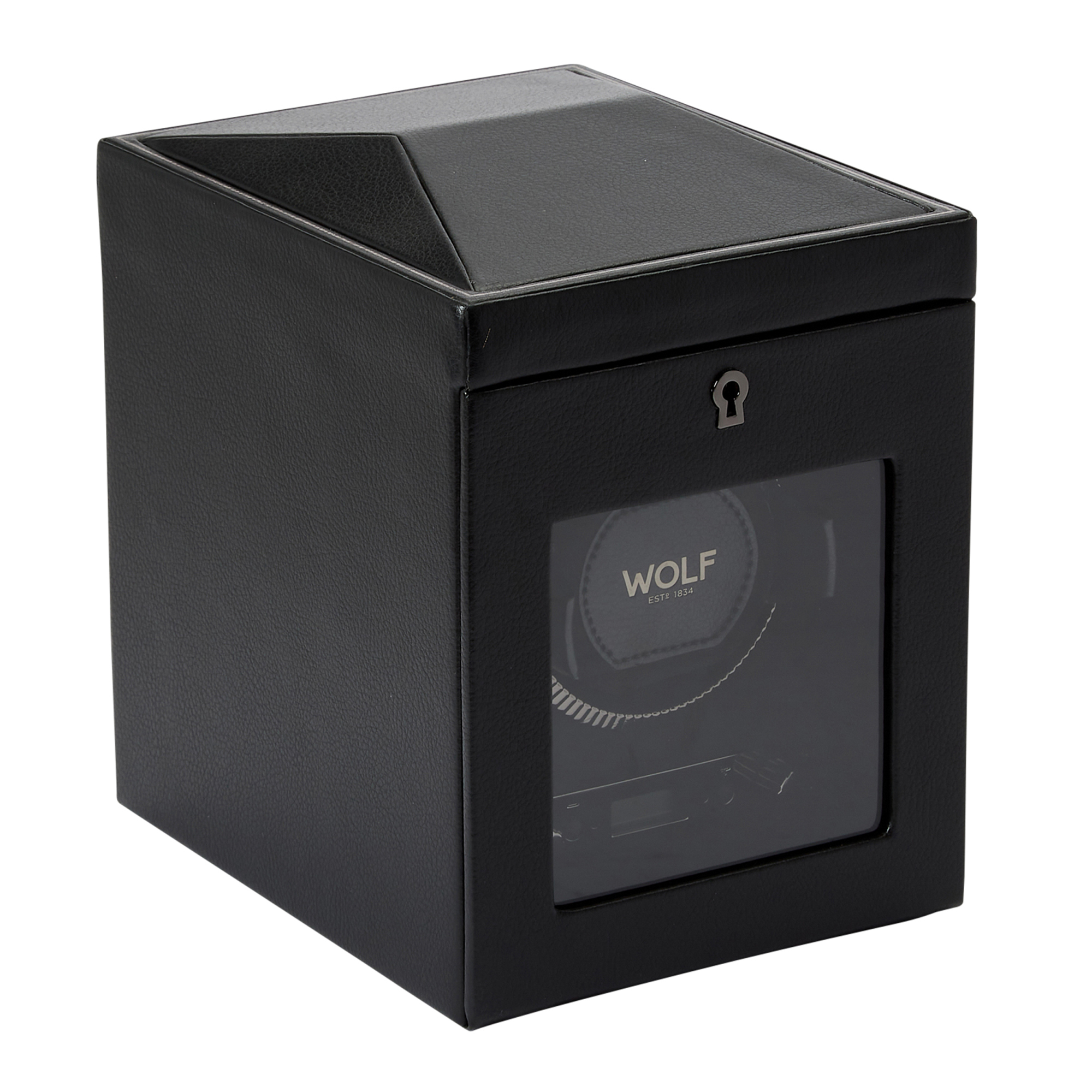 British Racing Black Single Watch Winder | Wolf 1834 - Lepage