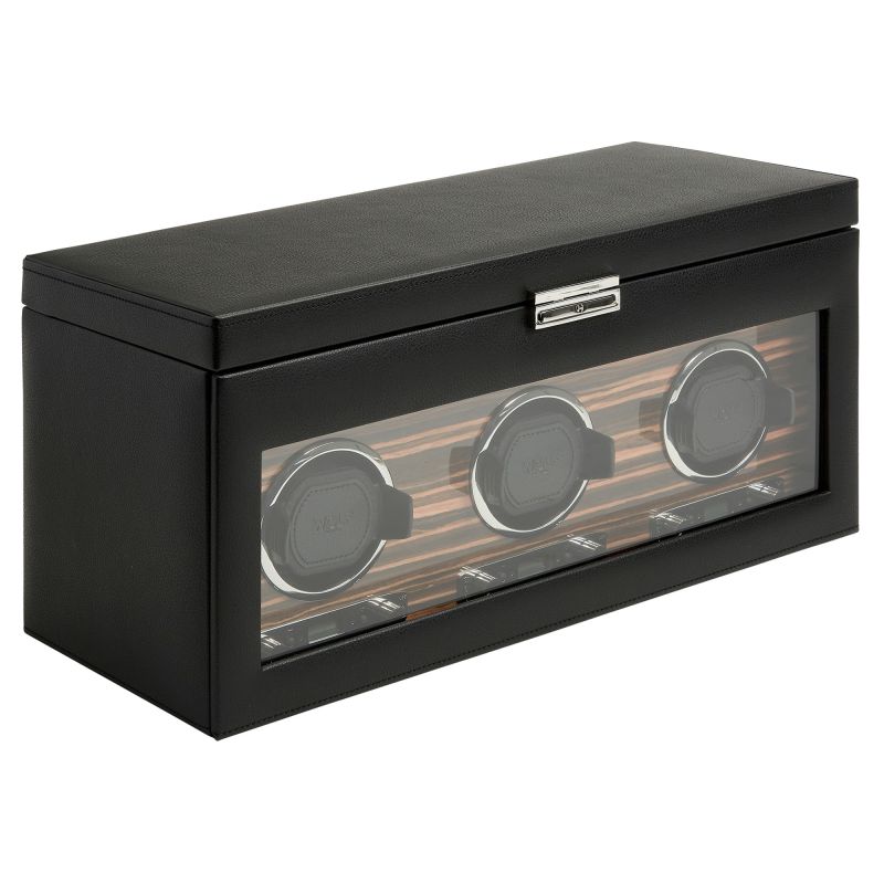 Roadster Triple Watches Winder with storage | Wolf 1834 - Lepage