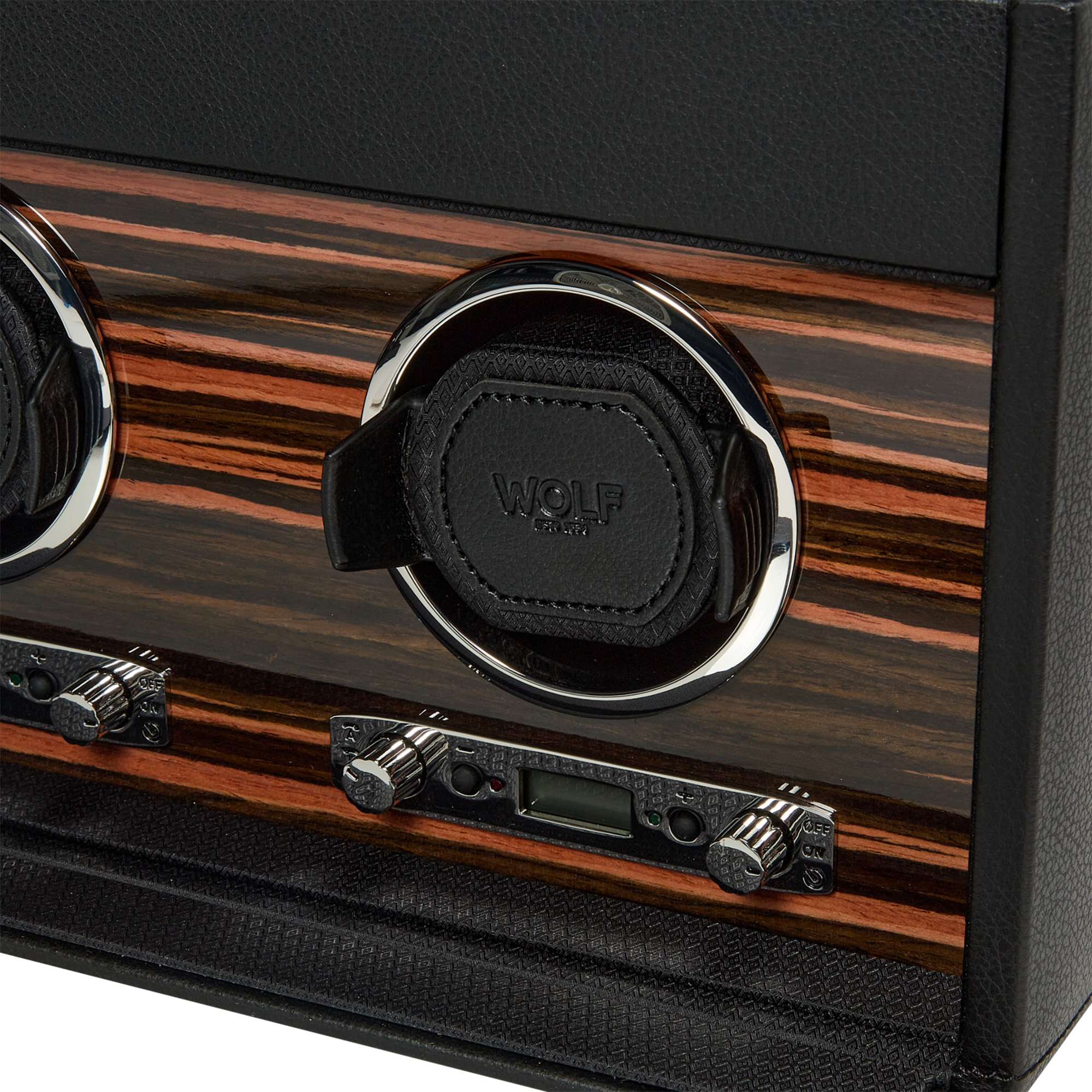 Roadster Triple Watches Winder with storage | Wolf 1834 - Lepage
