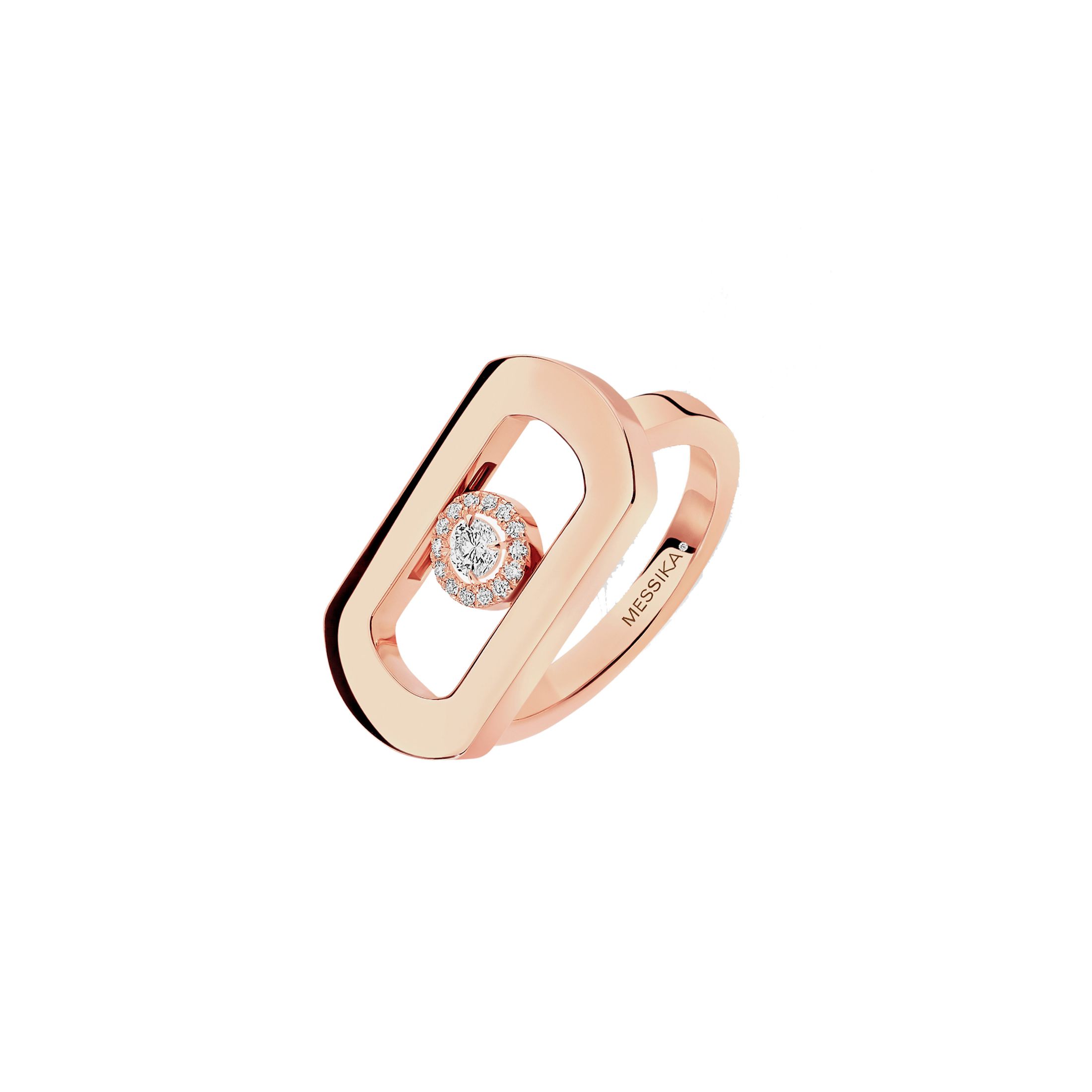 Messika So Move ring in rose gold and diamond - Lepage