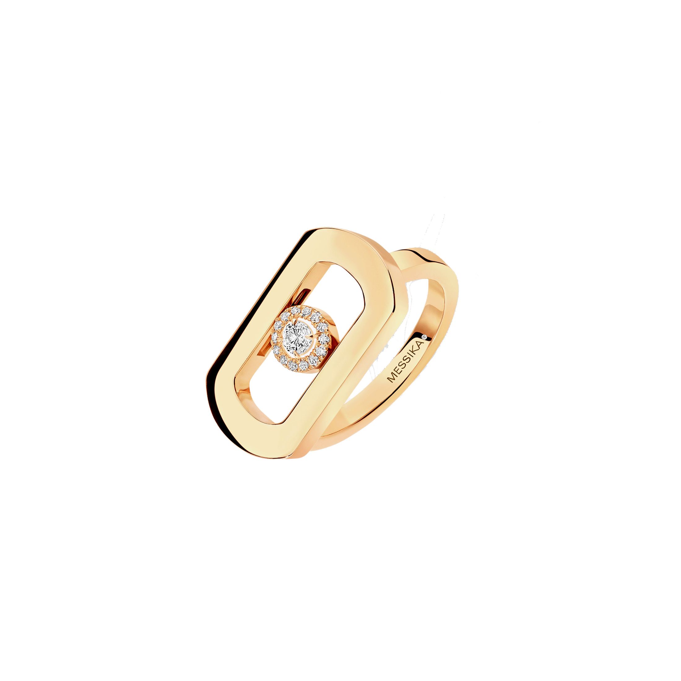 Messika So Move ring in yellow gold and diamond - Lepage