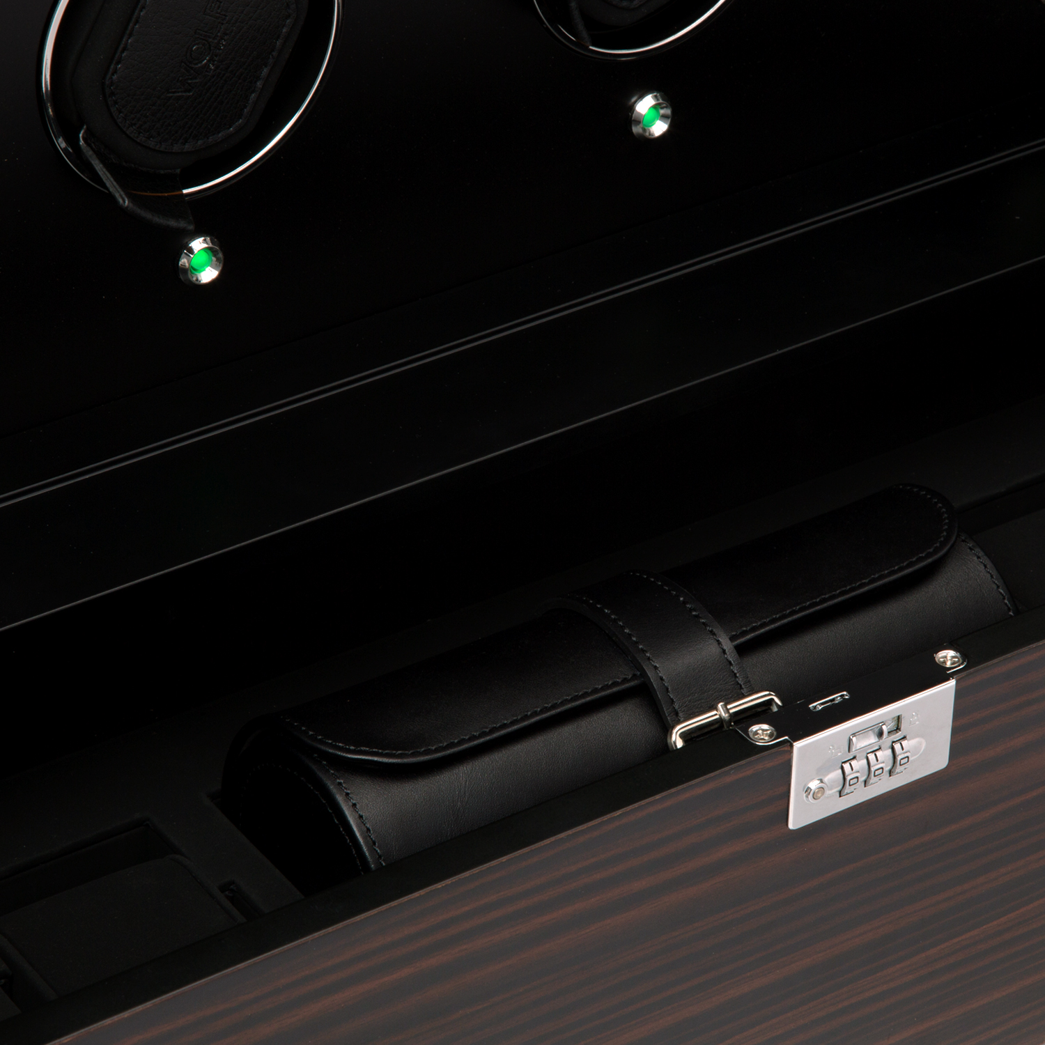 Regent 12 watches Cabinet Winder Matte Zebra | Wolf 1834 - Lepage