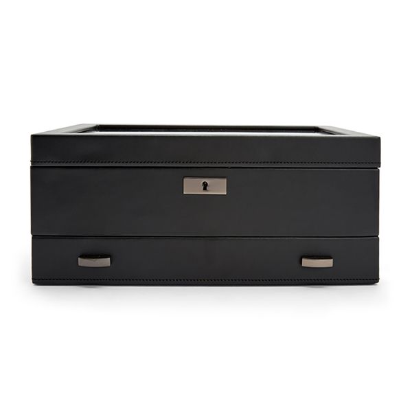 Axis Powder Coat Watch Box 10 watches with storage - Wolf 1834 | Lepage