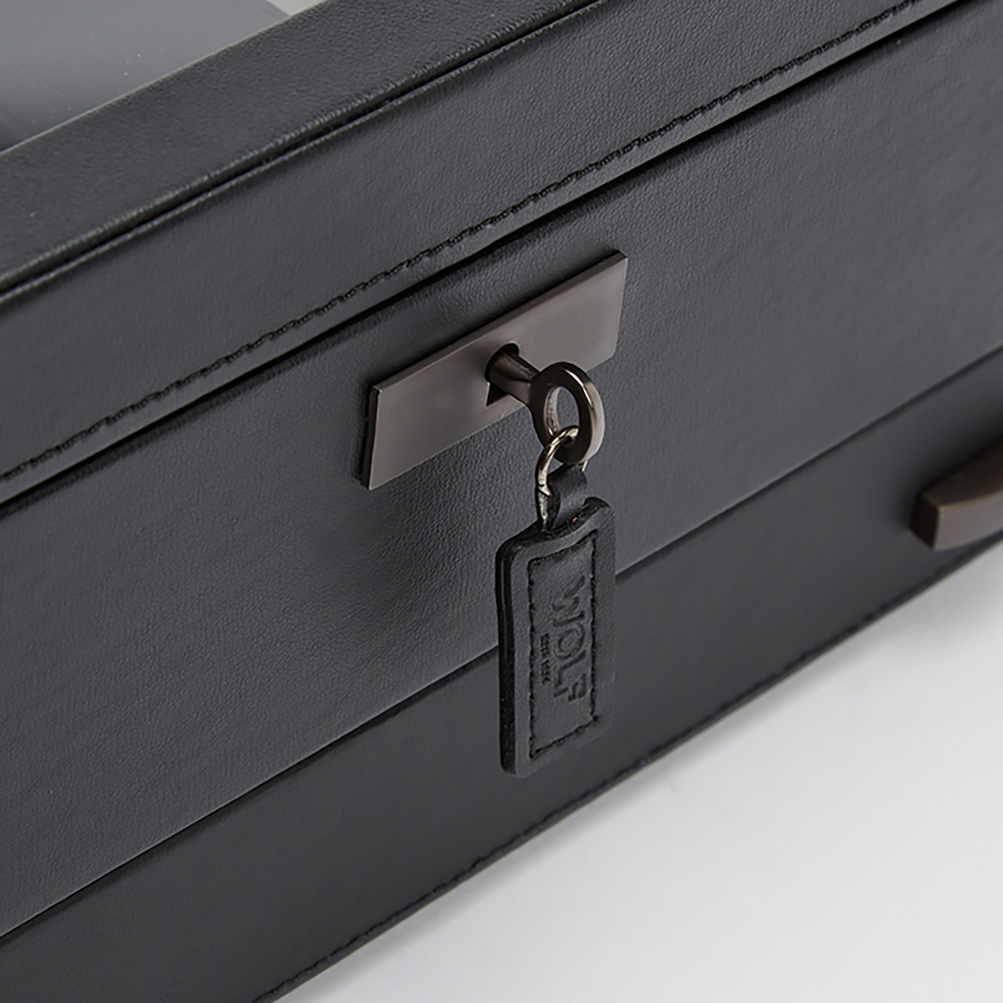 Axis Powder Coat Watch Box 10 watches with storage - Wolf 1834 | Lepage