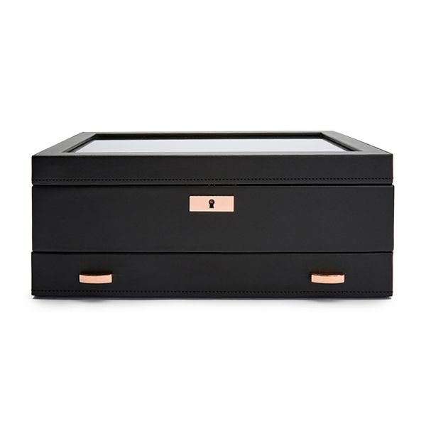 Axis Copper Watch Box 10 watches with storage - Wolf 1834 | Lepage