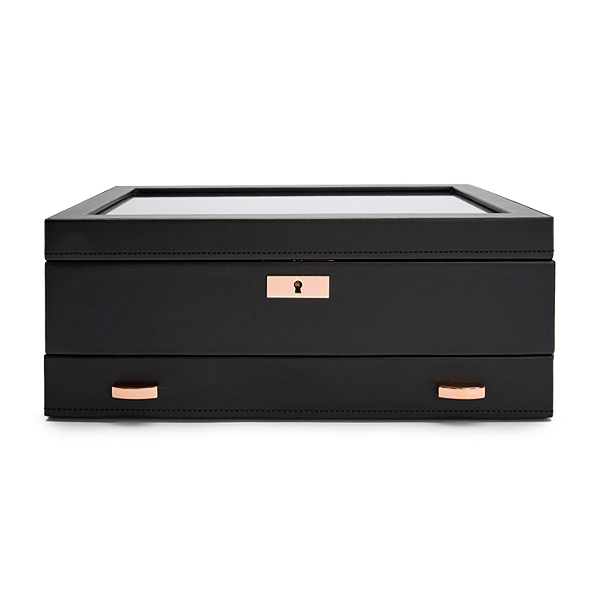 Axis Copper Watch Box 10 watches with storage - Wolf 1834 | Lepage