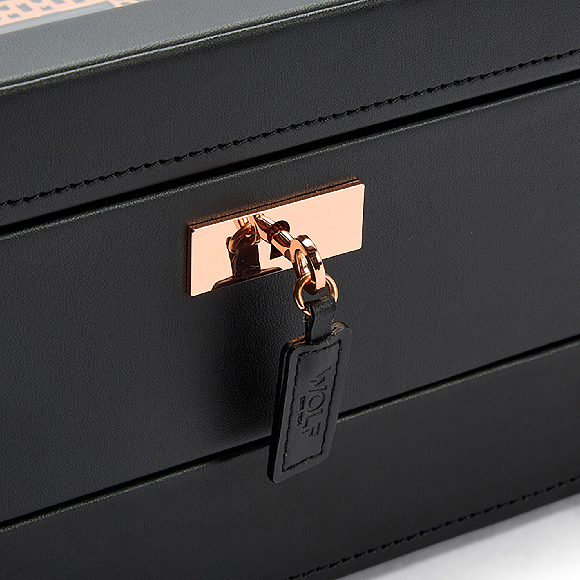 Axis Copper Watch Box 10 watches with storage - Wolf 1834 | Lepage