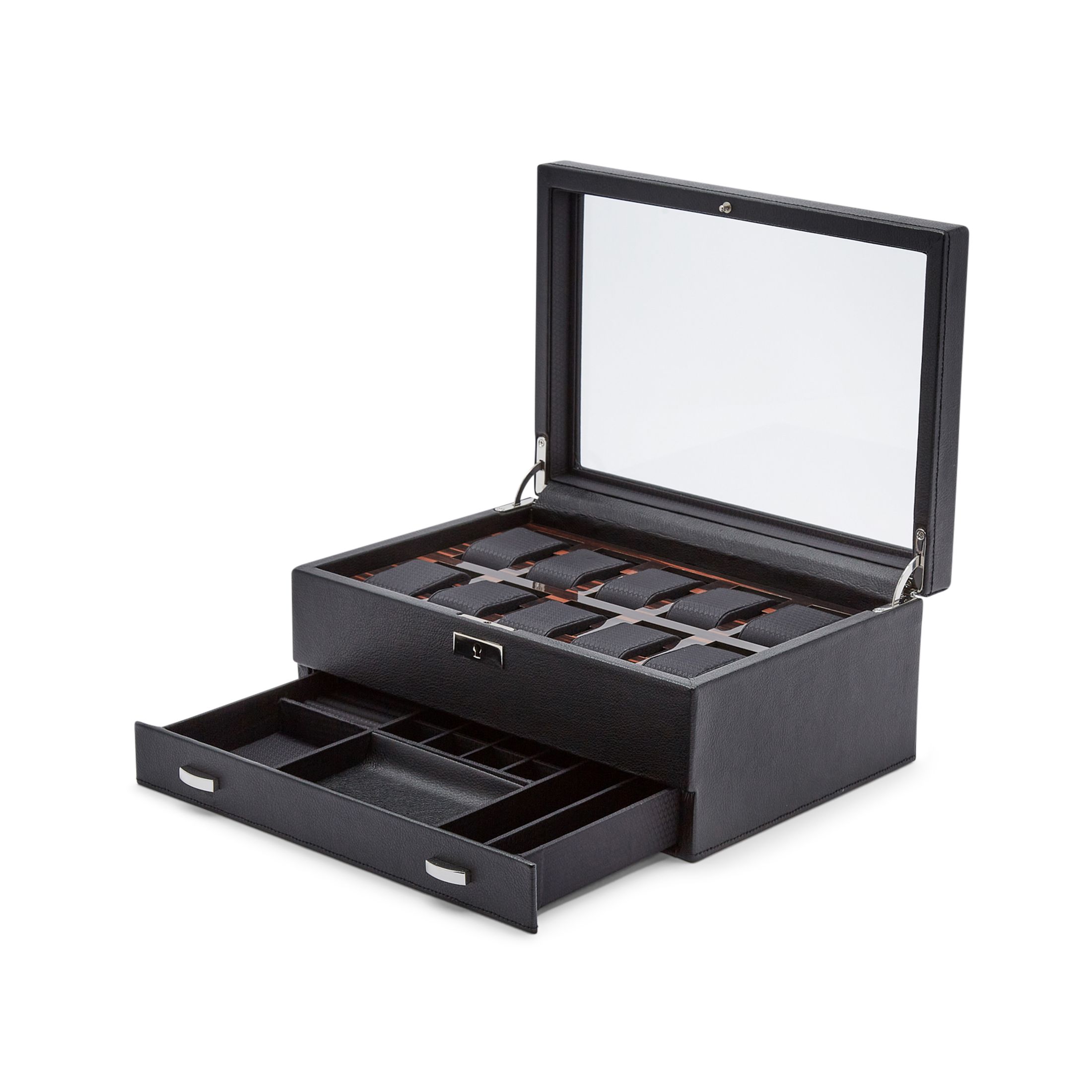 Roadster Watch Box 10 watches with storage - Wolf 1834 | Lepage