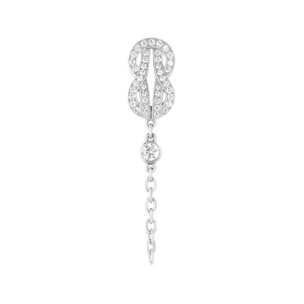 Fred Chance Infinie earring in white gold and diamonds | LEPAGE