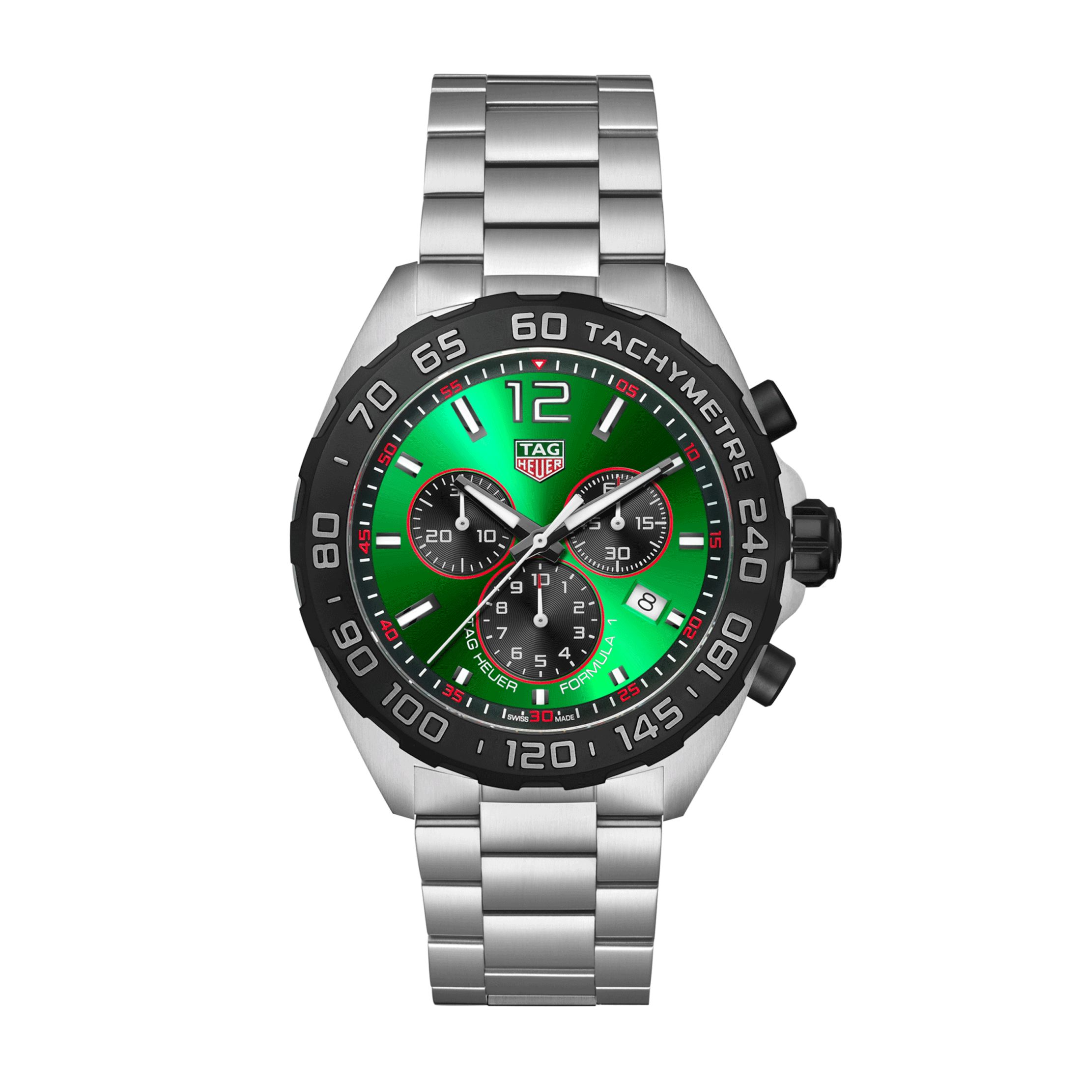 TAG Heuer Formula 1 Colors Green Steel Watch CAZ101AP.BA0842 - Lepage