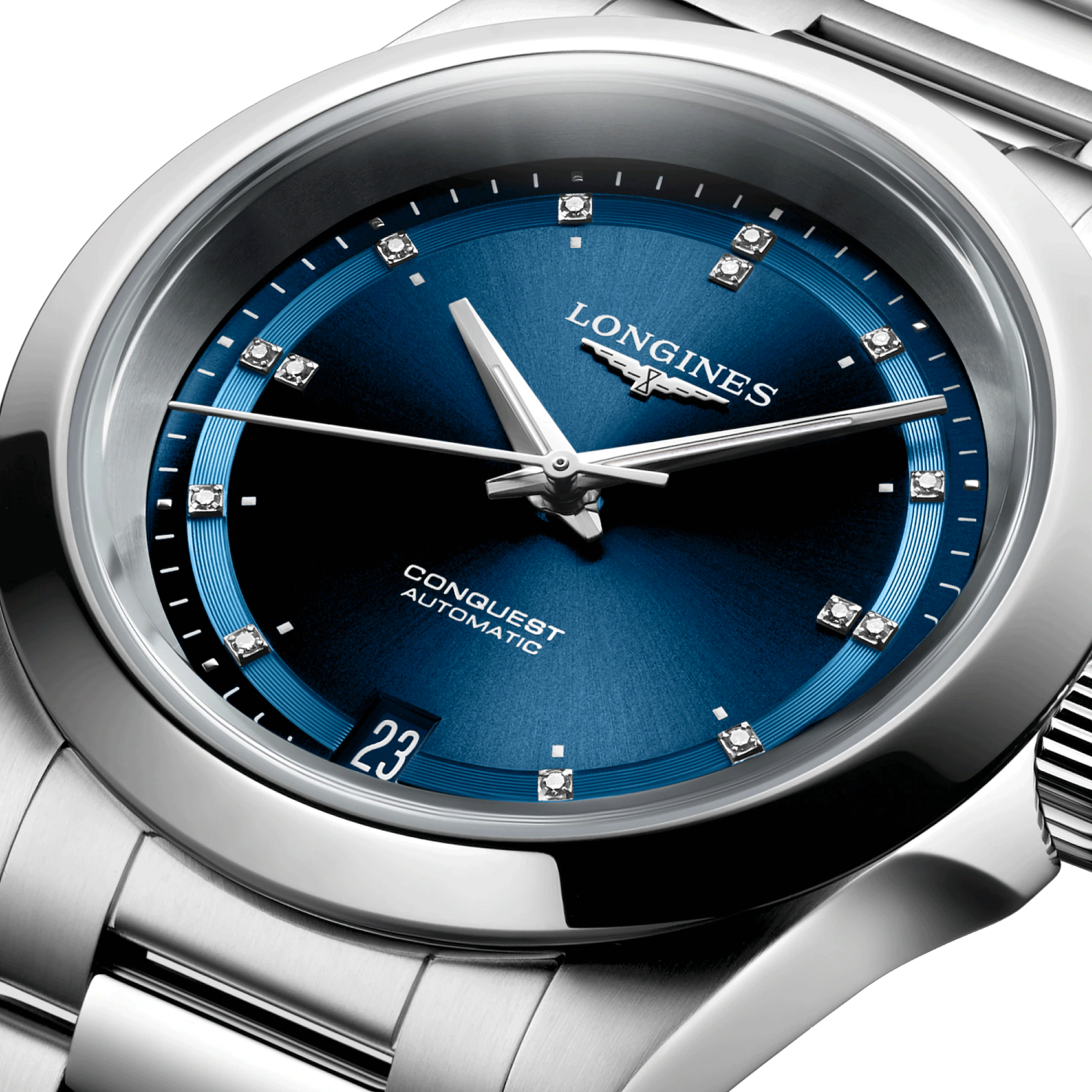 Montre Longines Conquest auto 34 mm L3.430.4.97.6 - Lepage