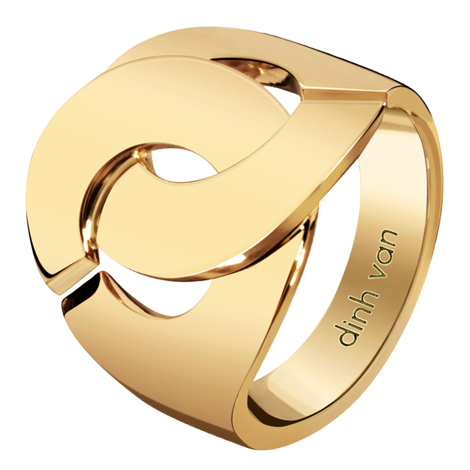 Bague Menottes Dinh Van En Or Jaune Lepage