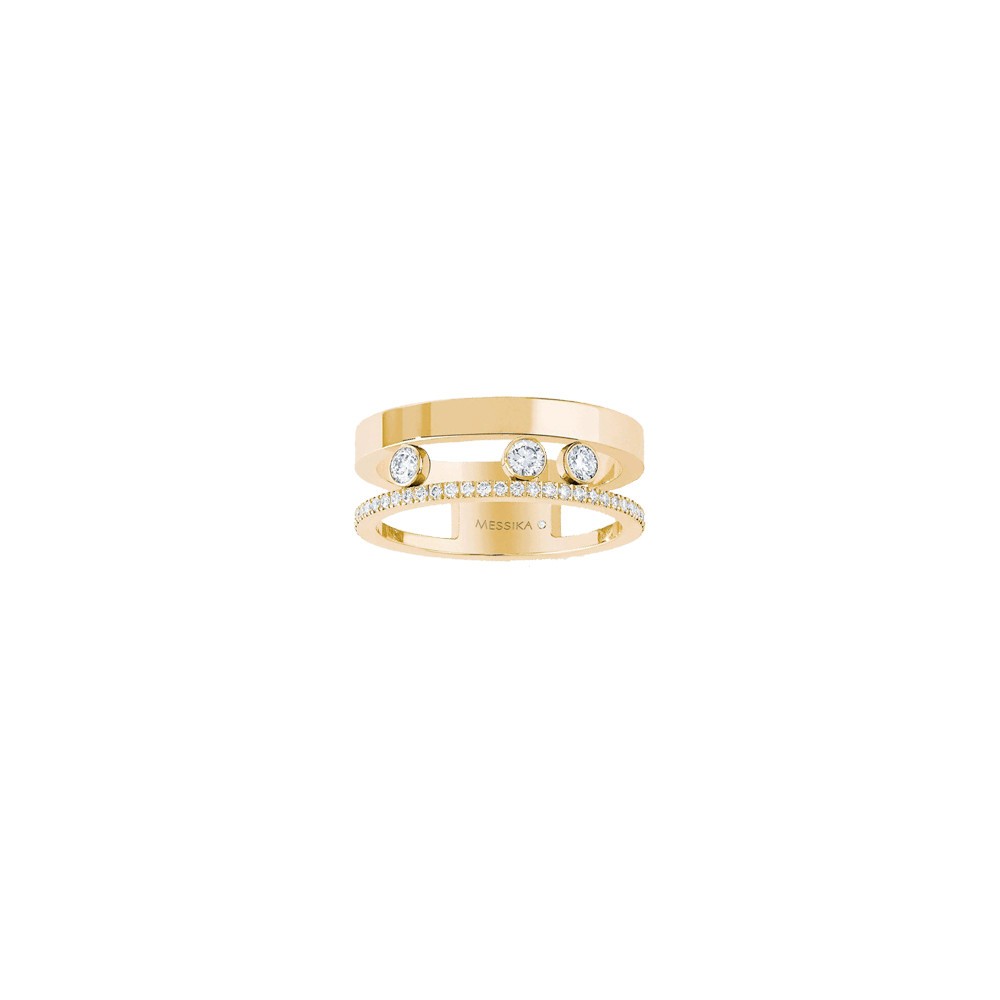 Bague Messika Move Joaillerie Romane or jaune diamants 6516J - Lepage