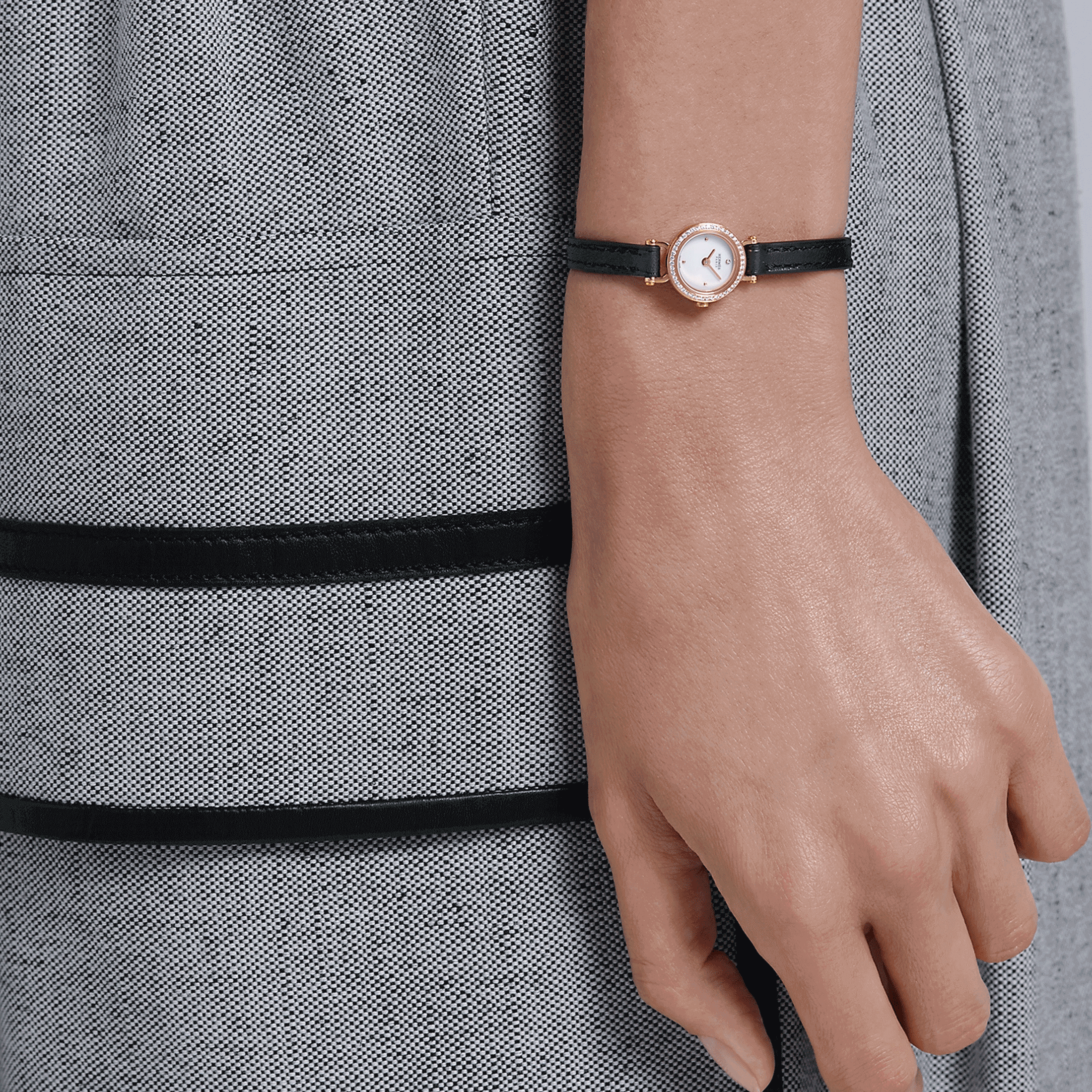 HERMÈS Faubourg Mini Modèle quartz 15 mm Watch W048402WW00 - Lepage