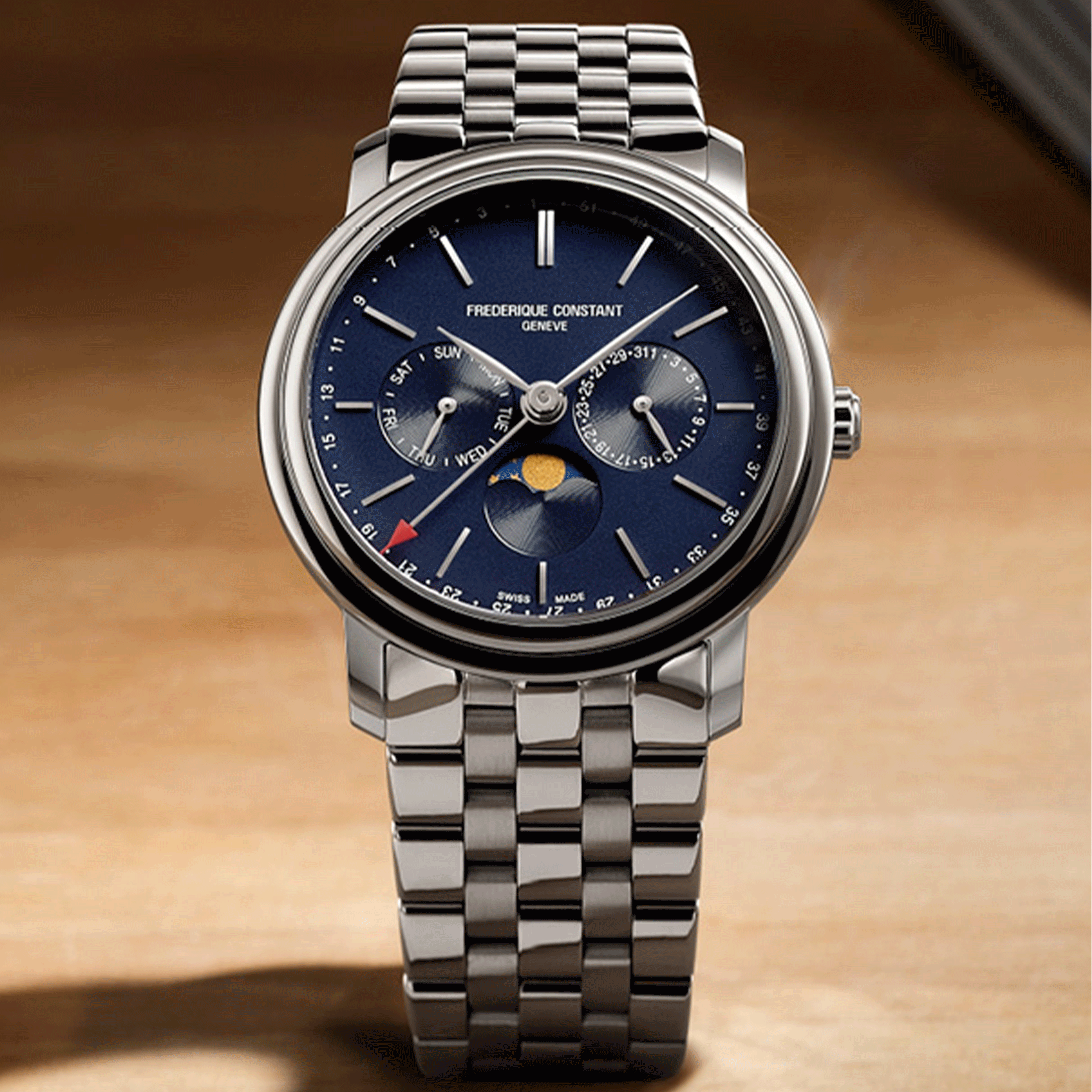 Montre Frédérique Constant CLASSICS INDEX BUSINESS TIMER FC-270N4P6B ...