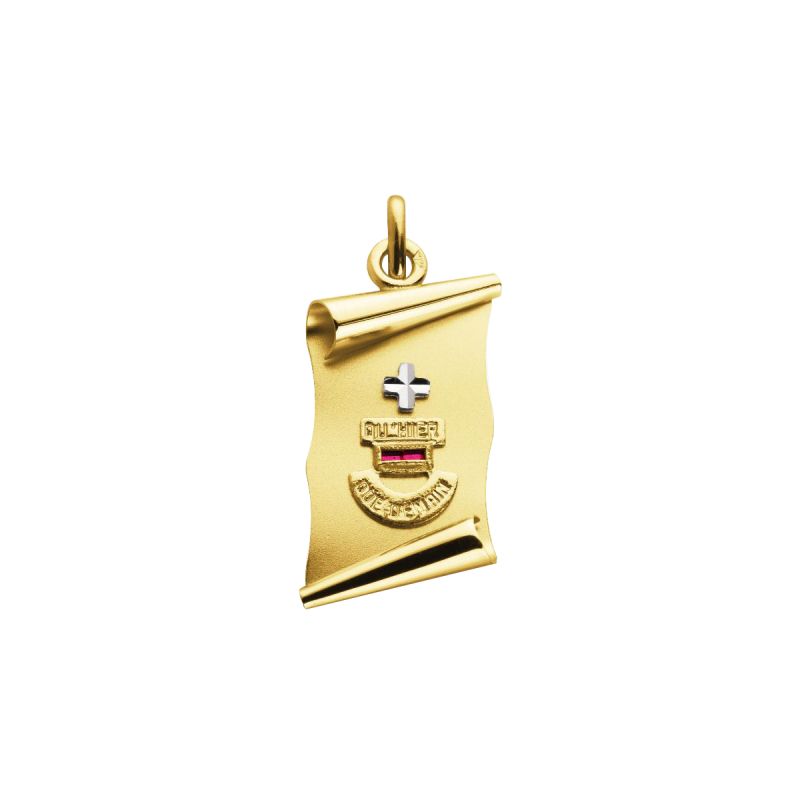 Augis Amour La Singulière medal in yellow gold | Lepage