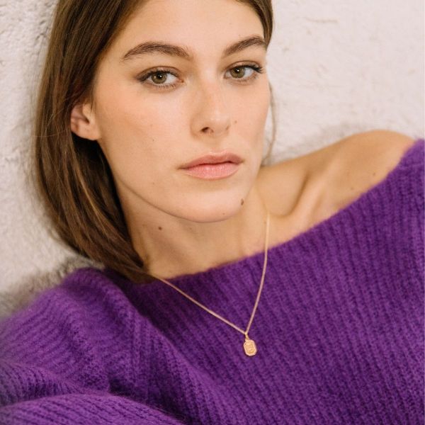 Augis Amour L'Exclusive medal in yellow gold | Lepage