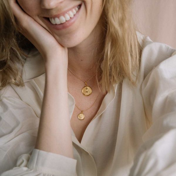 A.Augis Love L'Originale Medal in yellow gold - Lepage