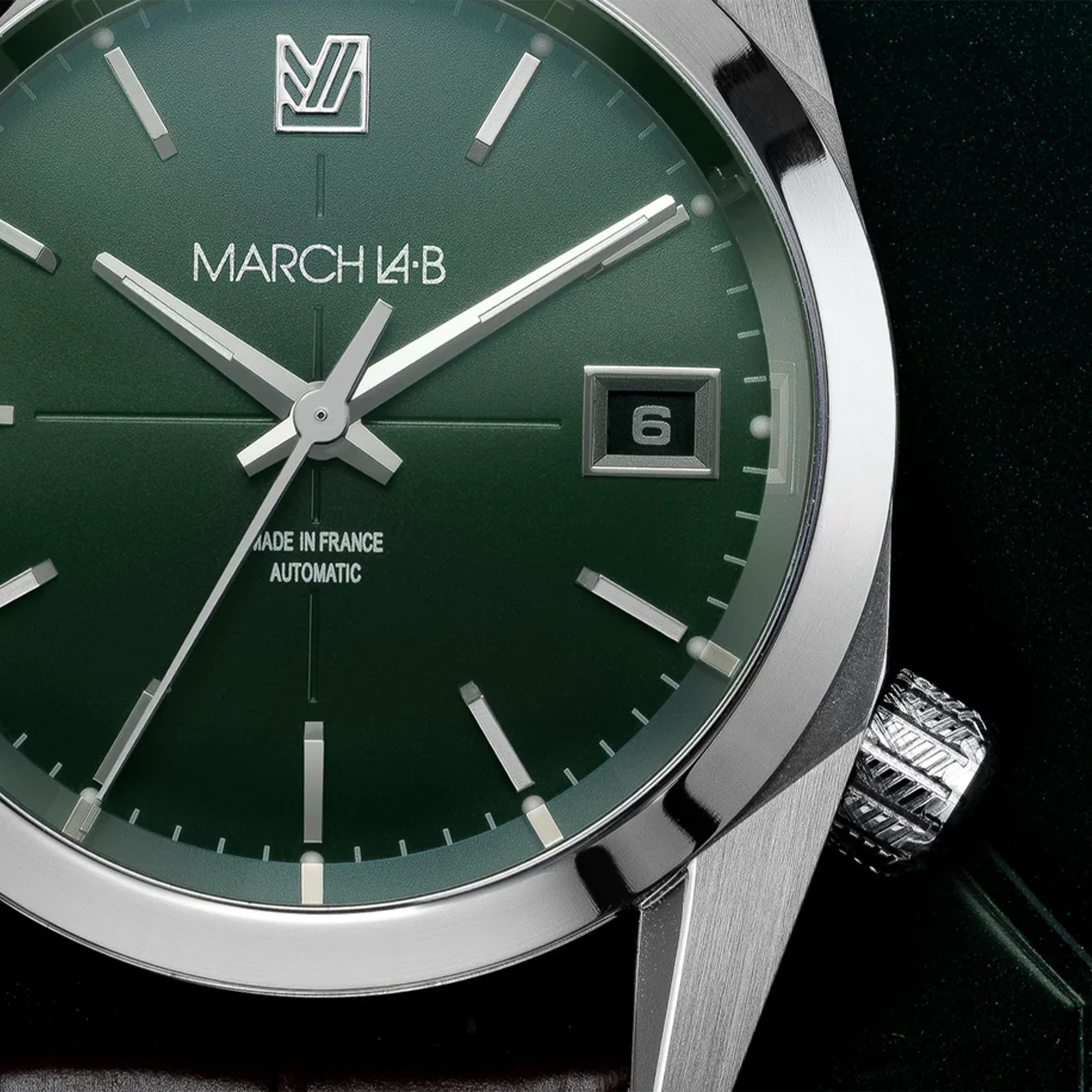 Montre March LA.B AM69 Automatique Grall bracelet alligator - Lepage