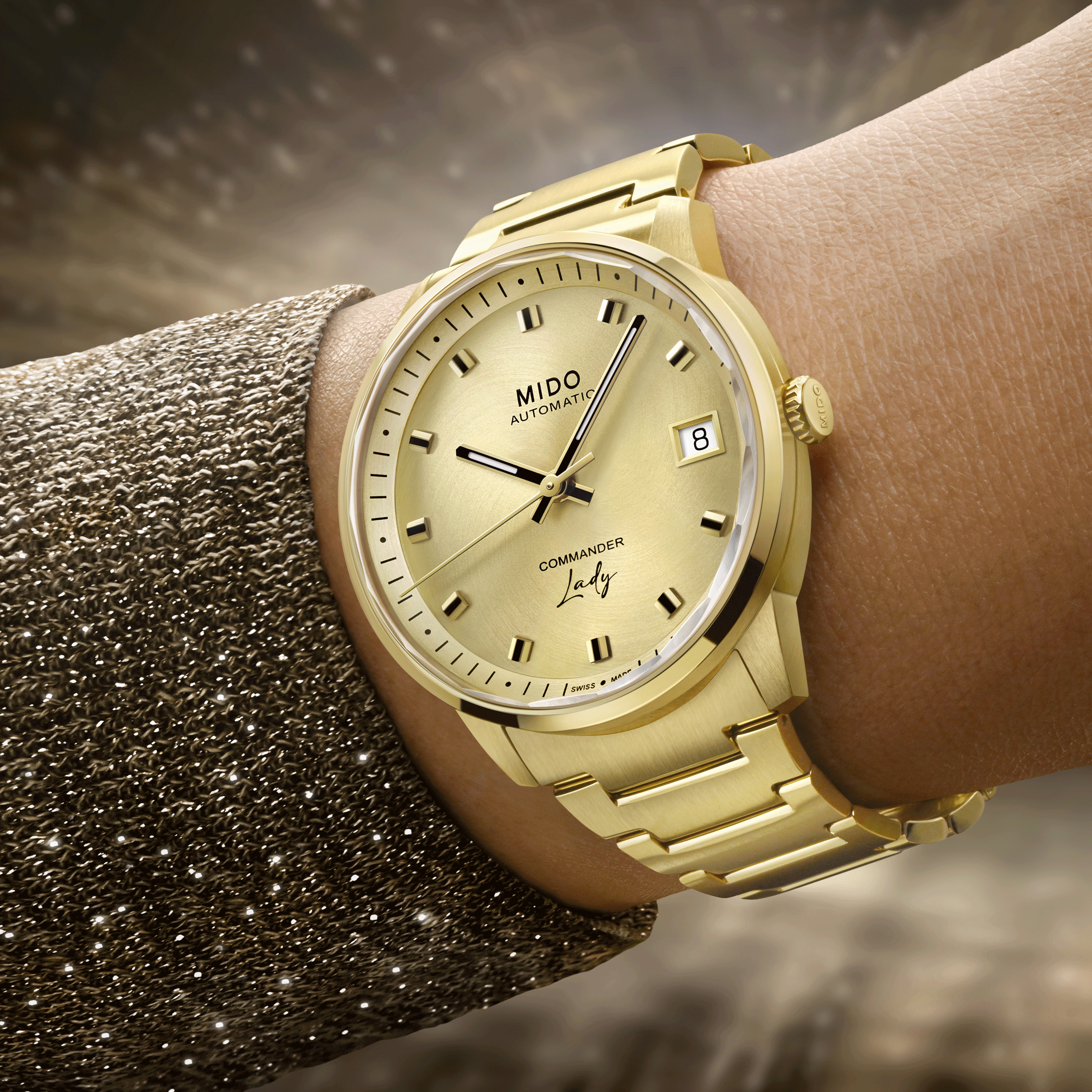Mido Commander Lady auto 35 mm Watch M021.207.33.021.00 - Lepage