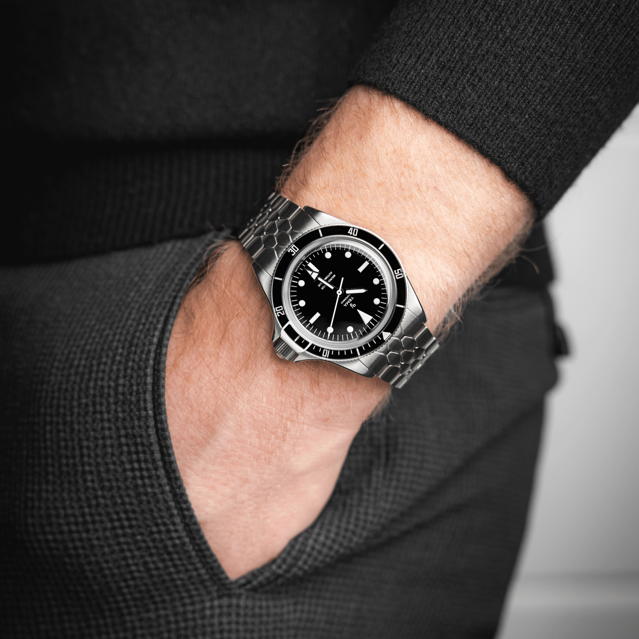 Montre Yema Superman Slim CMM.20 Auto 39 mm 11.24.66.SN.M3 - Lepage