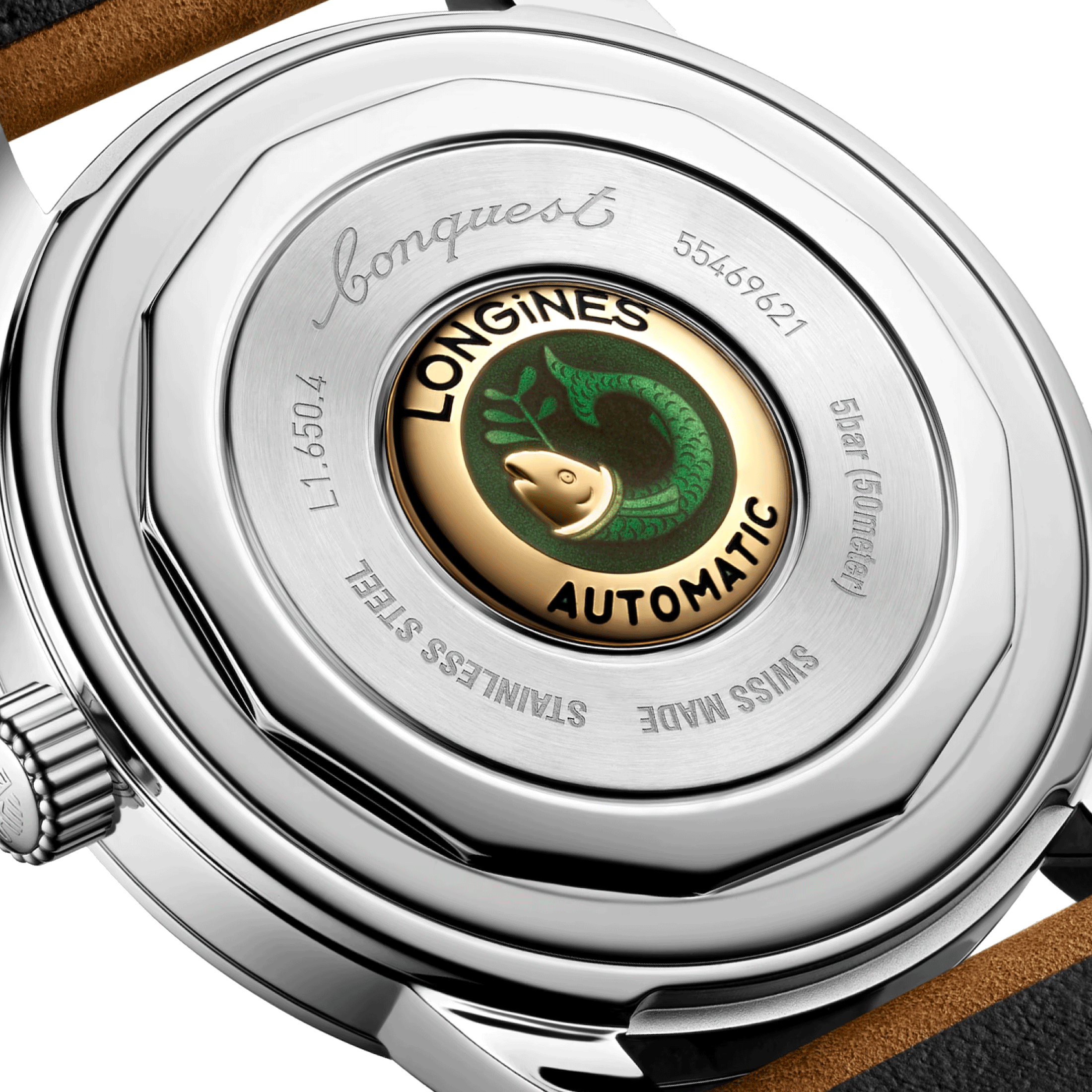 Longines Conquest Heritage auto 40 mm watch L1.650.4.72.2 - Lepage