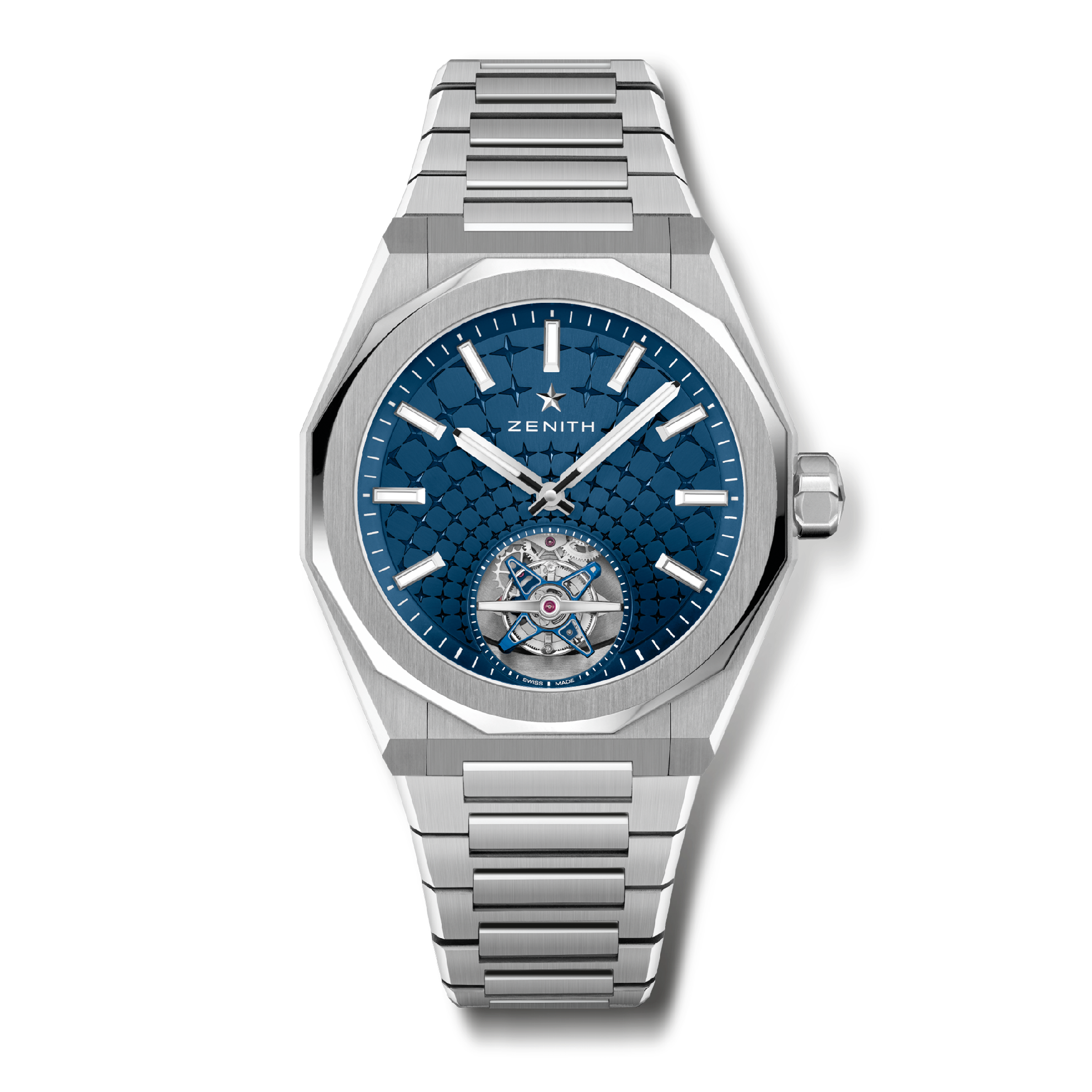 Zenith Defy Skyline Tourbillon El-Primero blue dial 41 mm - Lepage