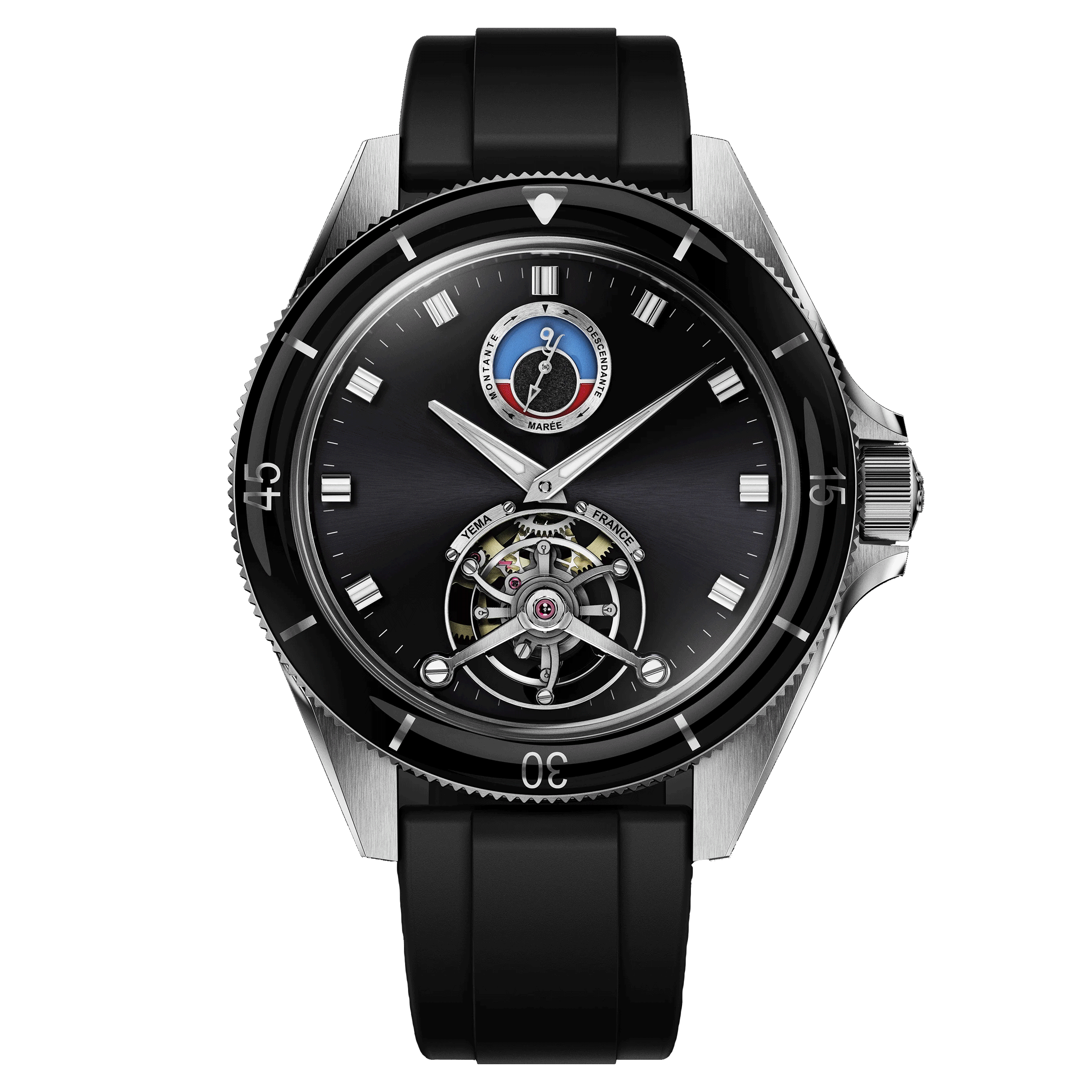 Montre Yema Yachtingraf Tourbillon Mareograph 37.33.66.SN.U6 - Lepage