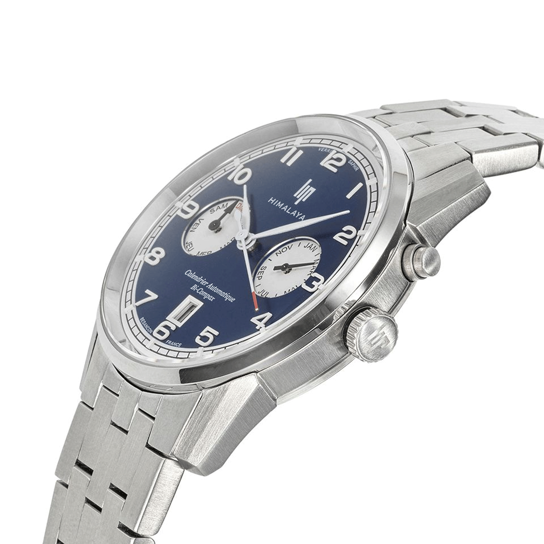 Lip Himalaya Calendar Automatic blue 671709 - Lepage