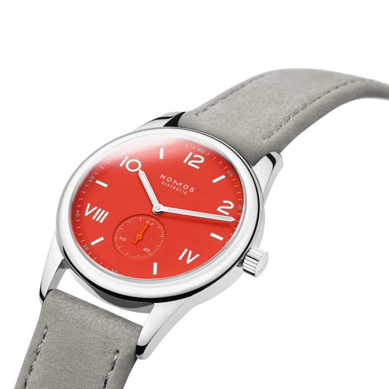 NOMOS Club Campus Nonstop Red mechanical 38 mm Watch 723.GB - Lepage