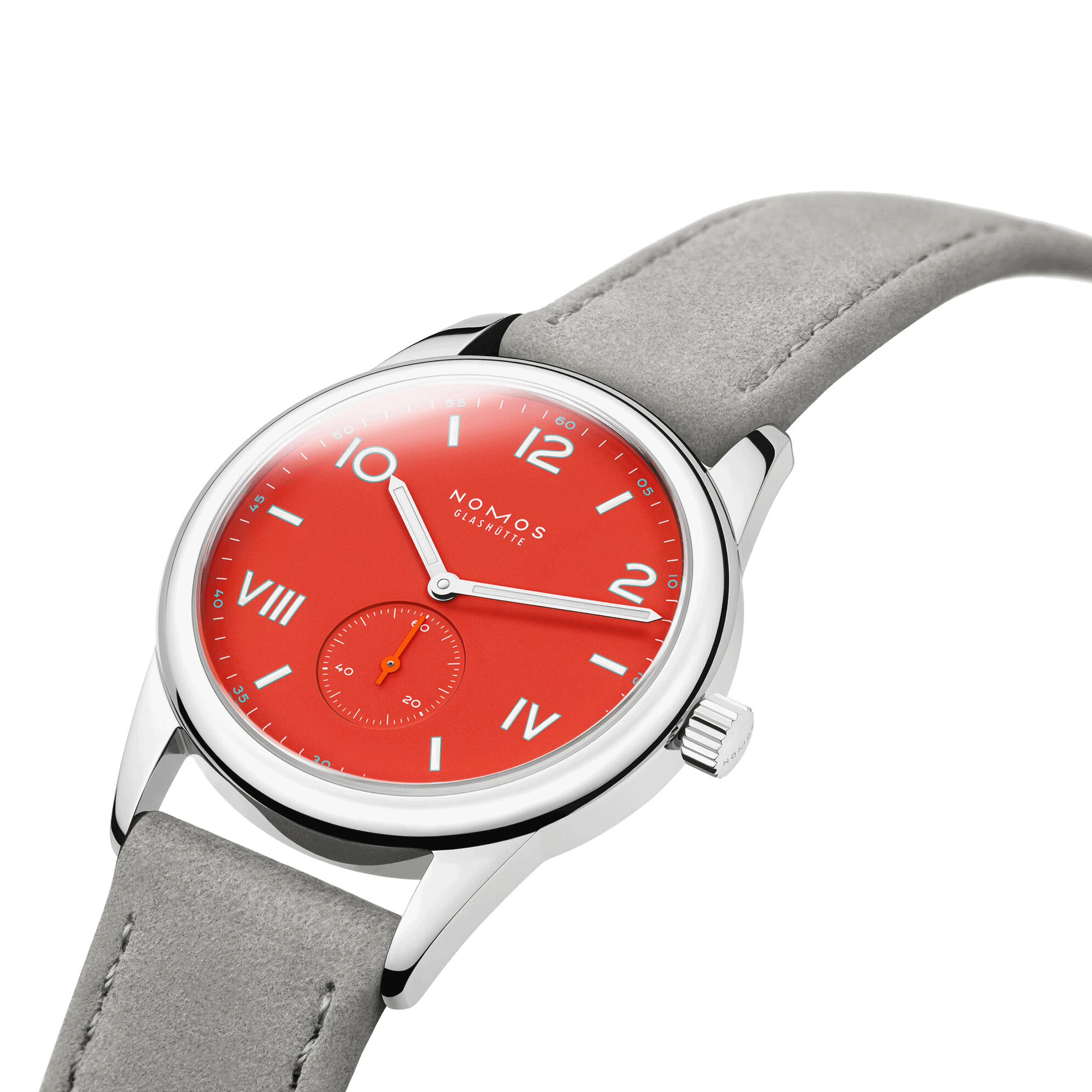 NOMOS Club Campus Nonstop Red mechanical 38 mm Watch 723.GB - Lepage