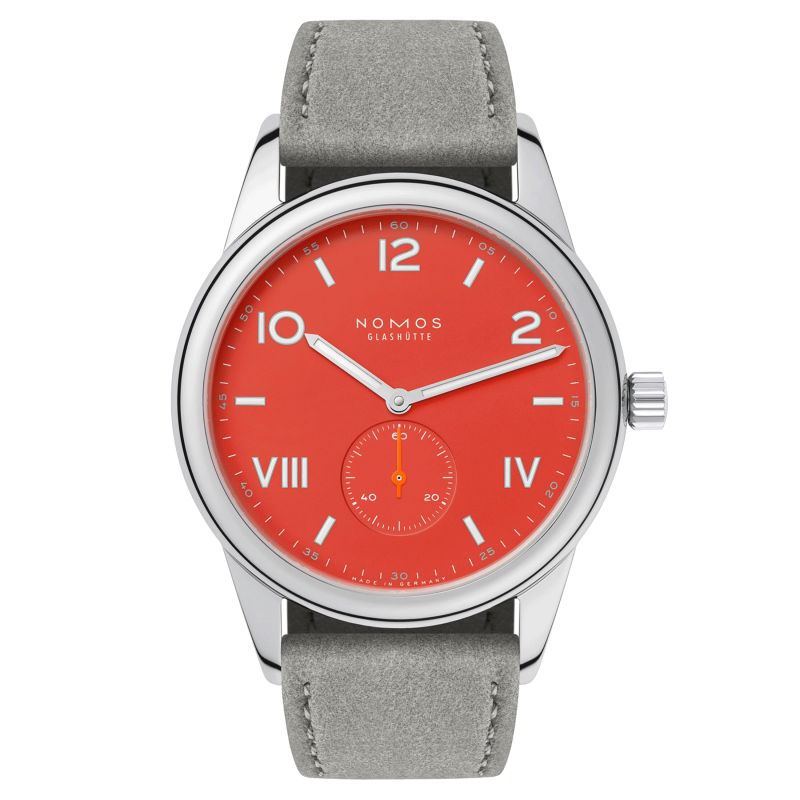 NOMOS Club Campus Nonstop Red mechanical 38 mm Watch 723.GB - Lepage