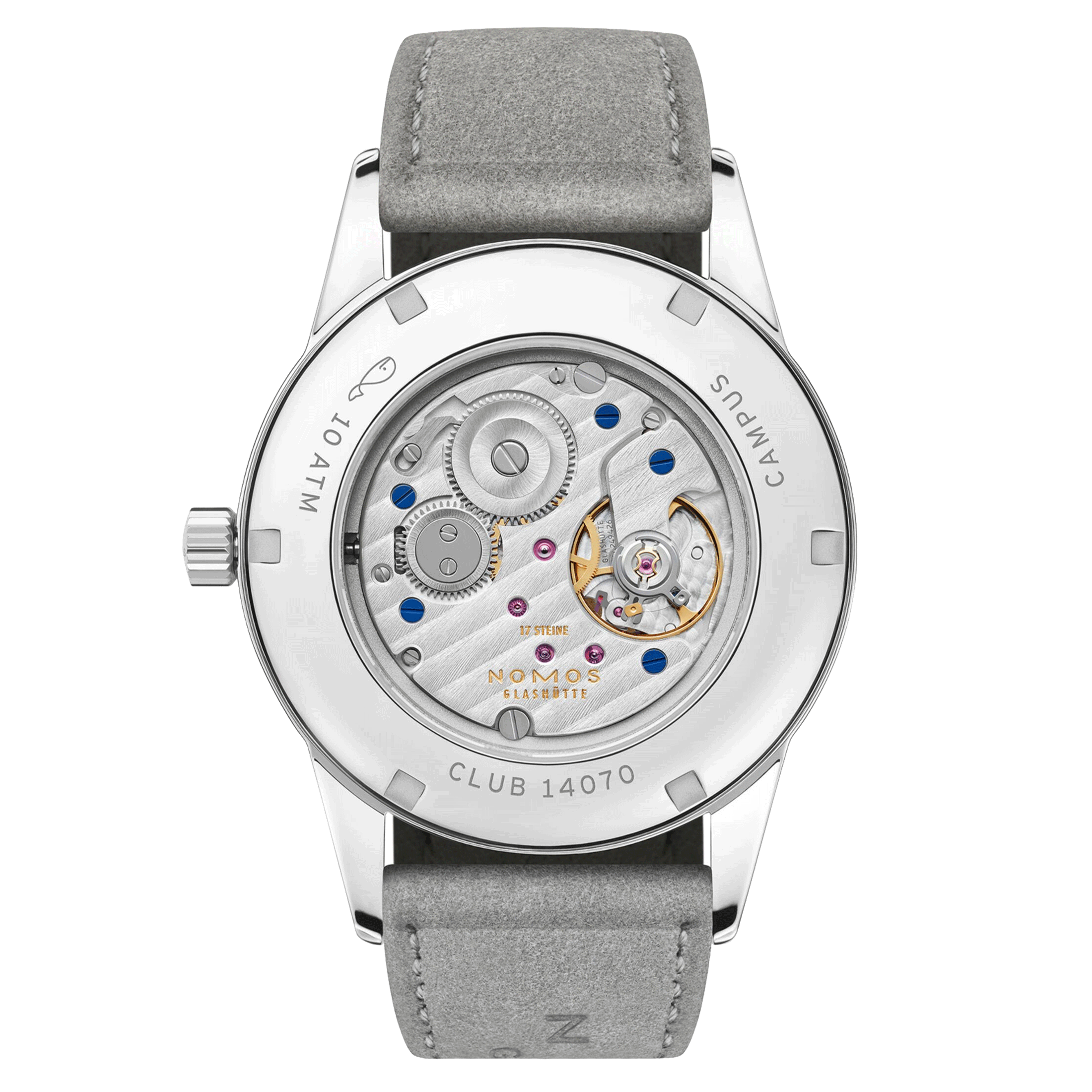 NOMOS Club Campus Nonstop Red mechanical 38 mm Watch 723.GB - Lepage