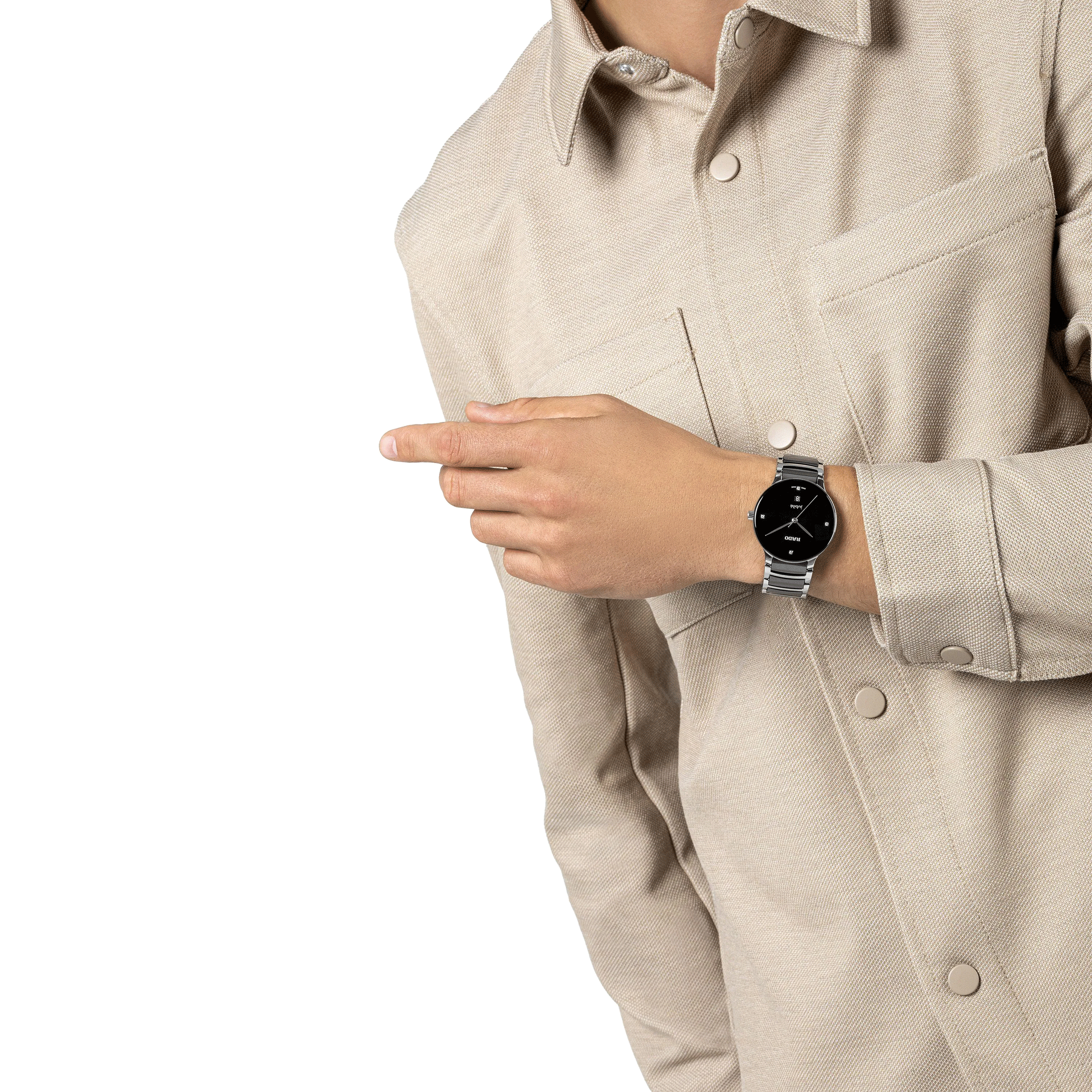 Montre Rado Centrix Diamonds quartz 39,5 mm R30021712 - Lepage