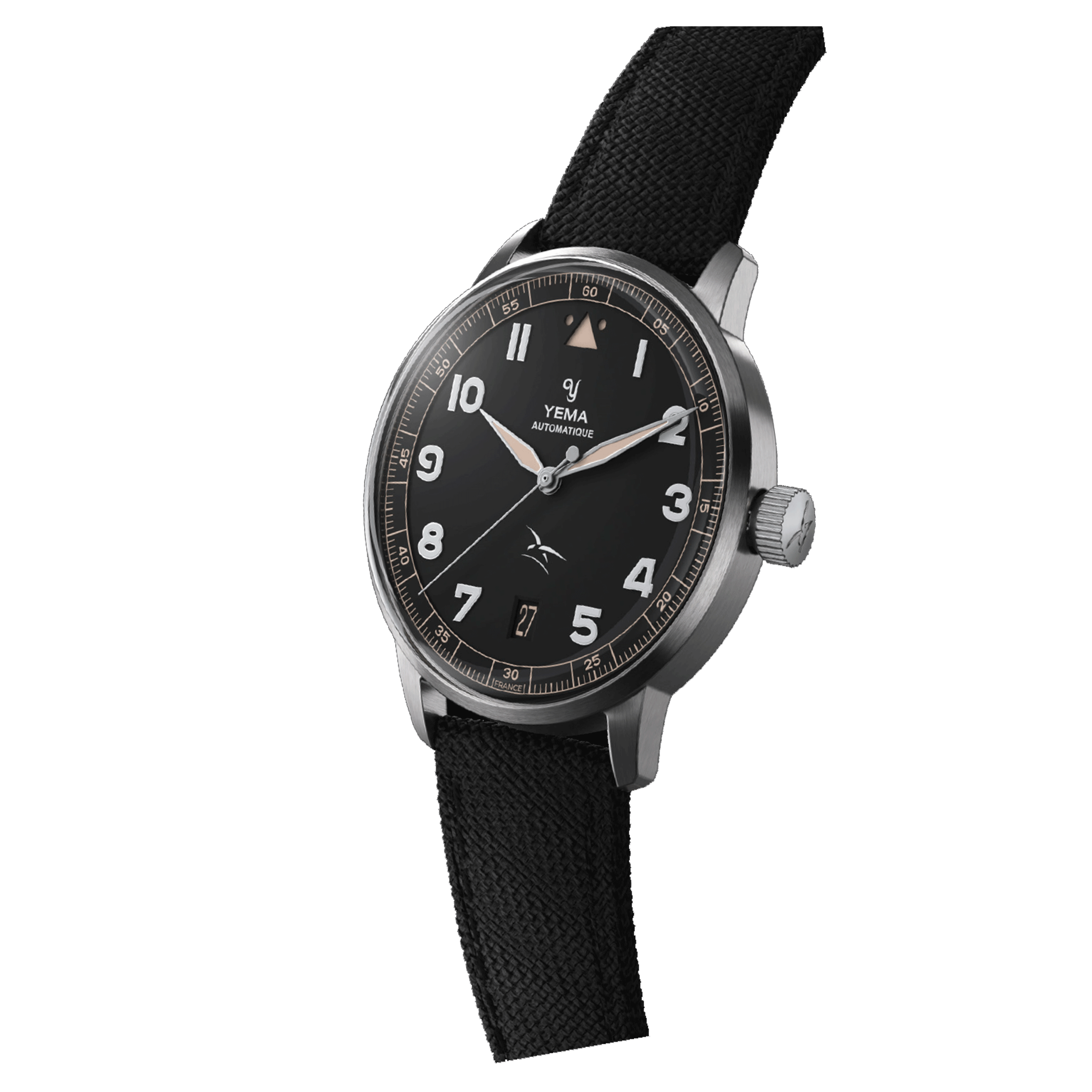 Yema Flygraf Flieger AAE Auto 40 mm Watch YFLY24AA-AAS - Lepage