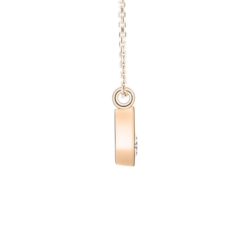 Collier Clyde en or rose et diamant | LEPAGE