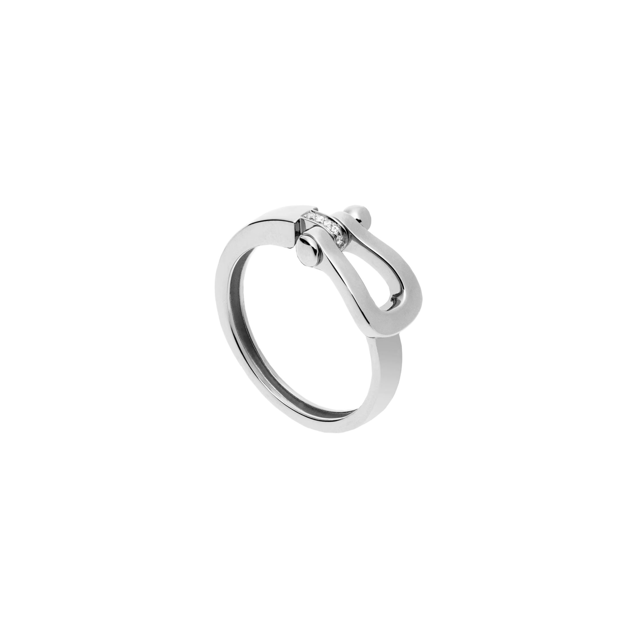 Bague FRED Force 10 MM or blancdiamants | Lepage