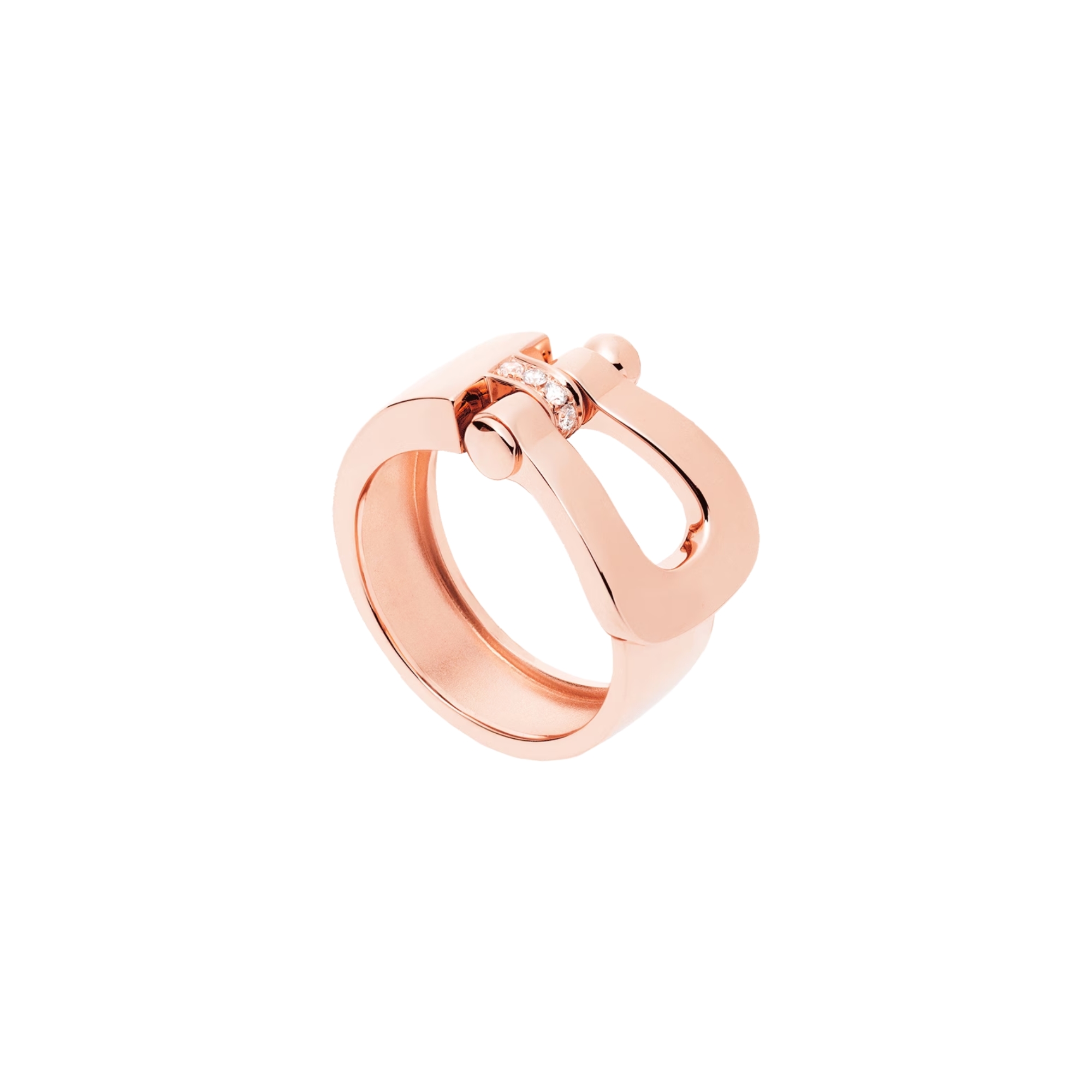 Bague FRED Force 10 GM or rose diamants | Lepage
