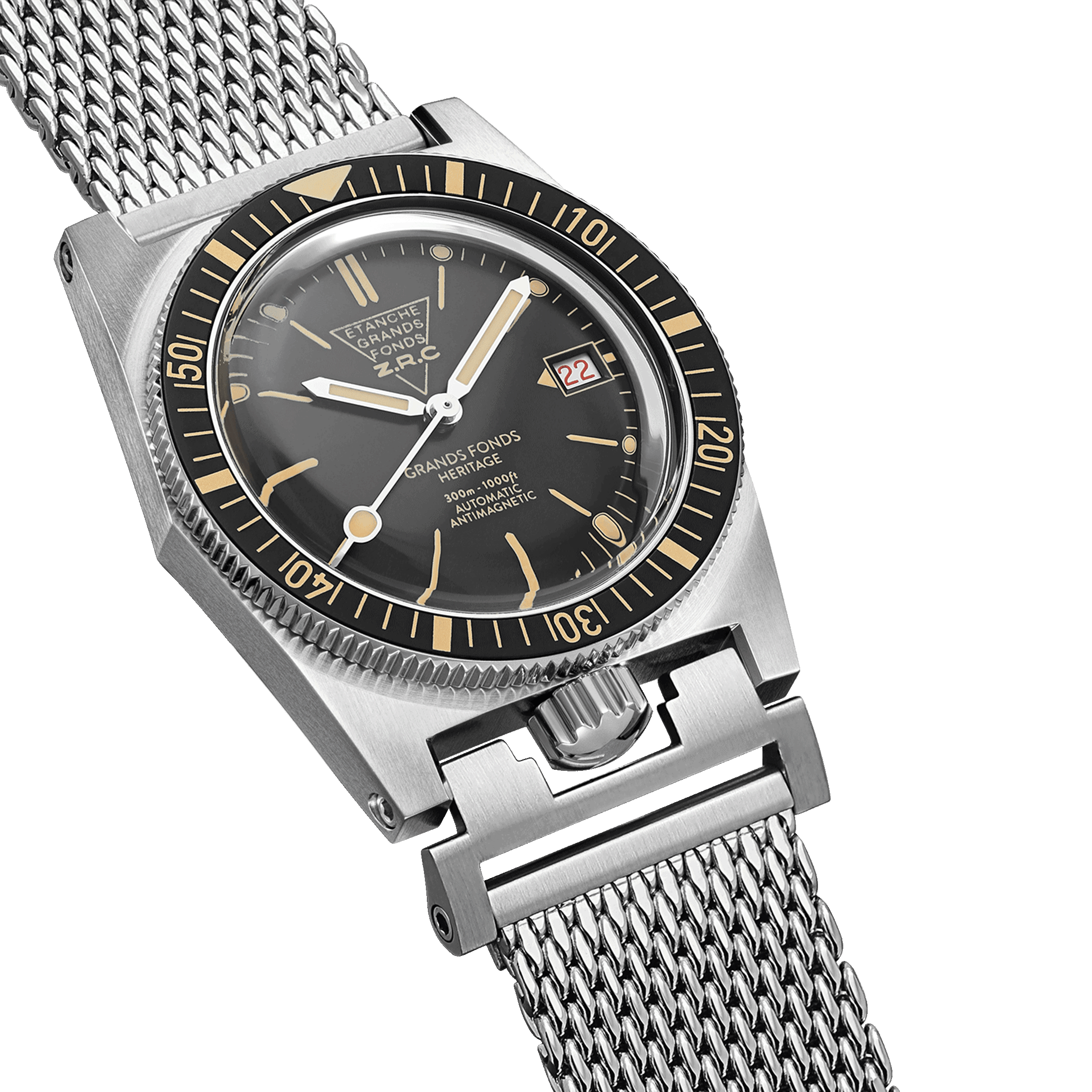 Montre ZRC Grands Fonds 300 Heritage 38 GF38213 - Lepage