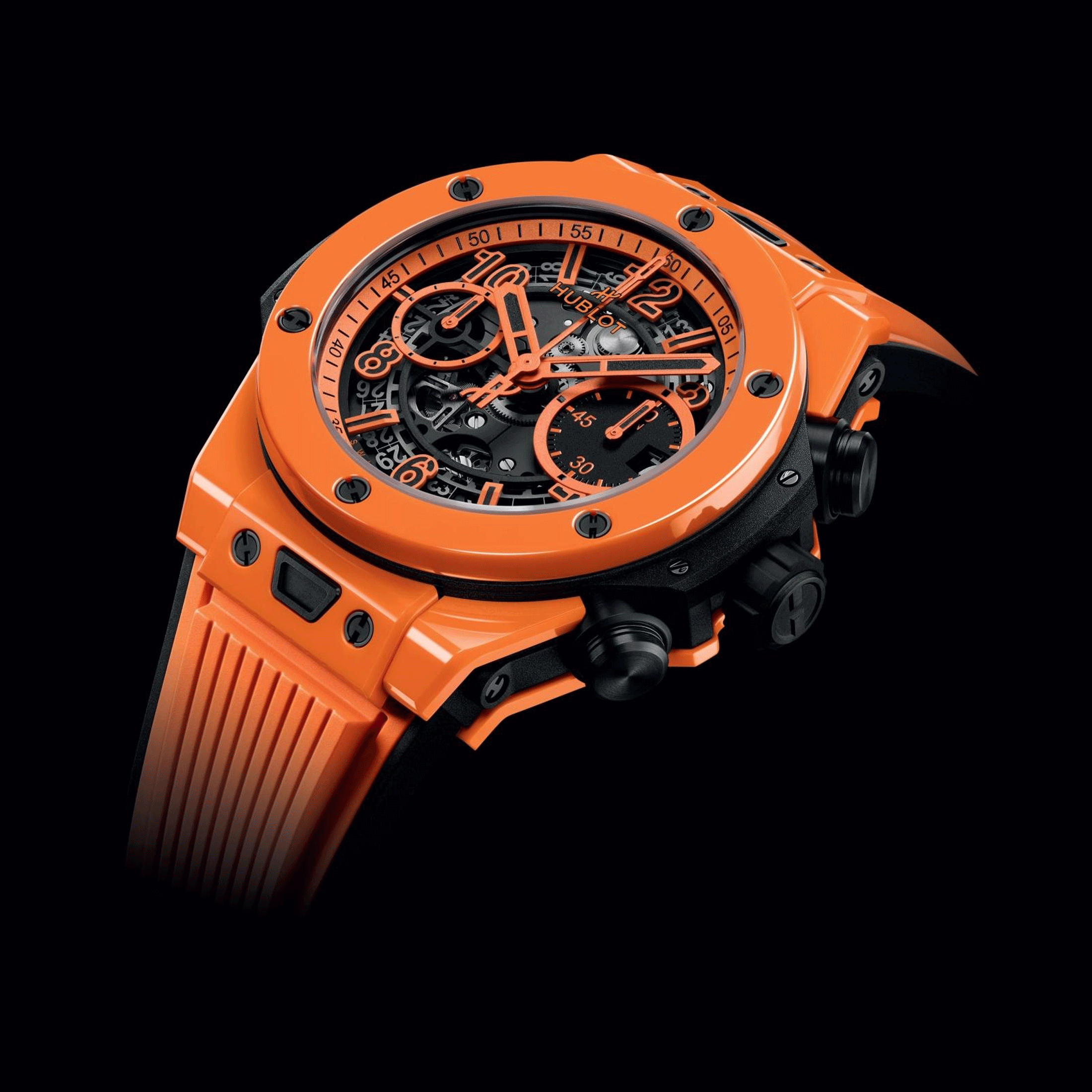 Hublot Big Bang Unico Orange Ceramic Watch 441.CU.5910.RX - Lepage