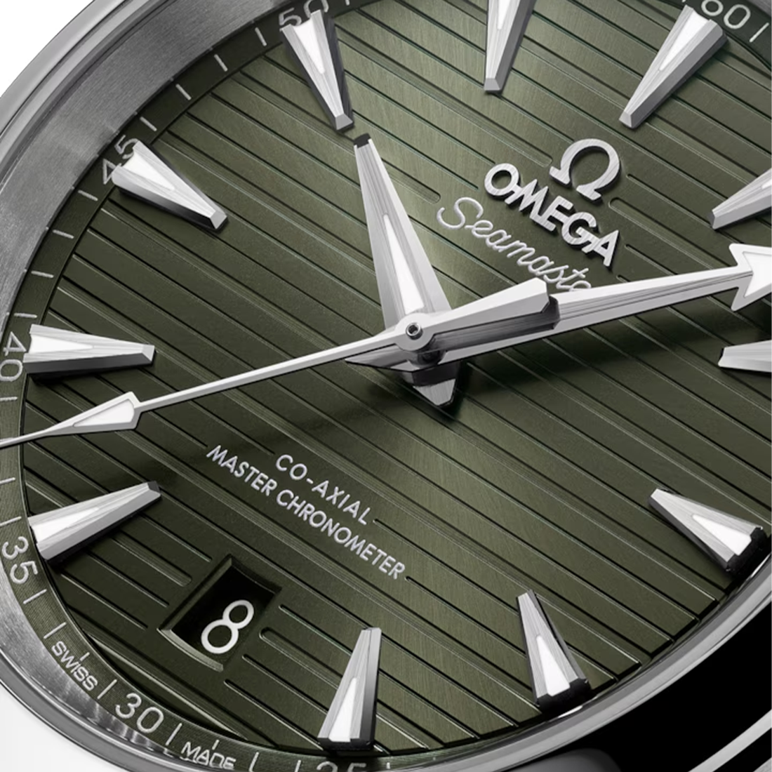 Montre Omega Seamaster Aqua Terra 150m cadran vert 38 mm - Lepage