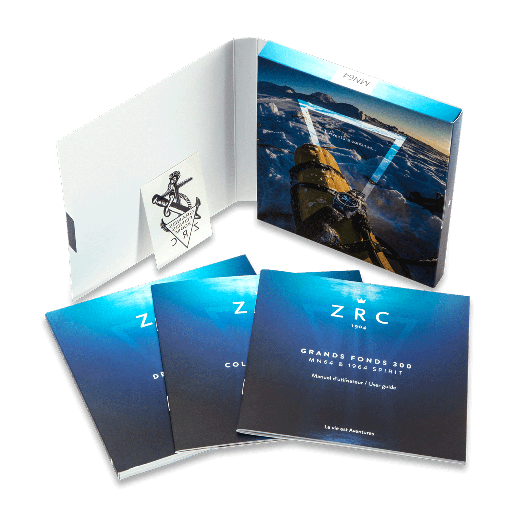 Montre ZRC Grands Fonds 300 MN64 Iridium GF42183 - Lepage